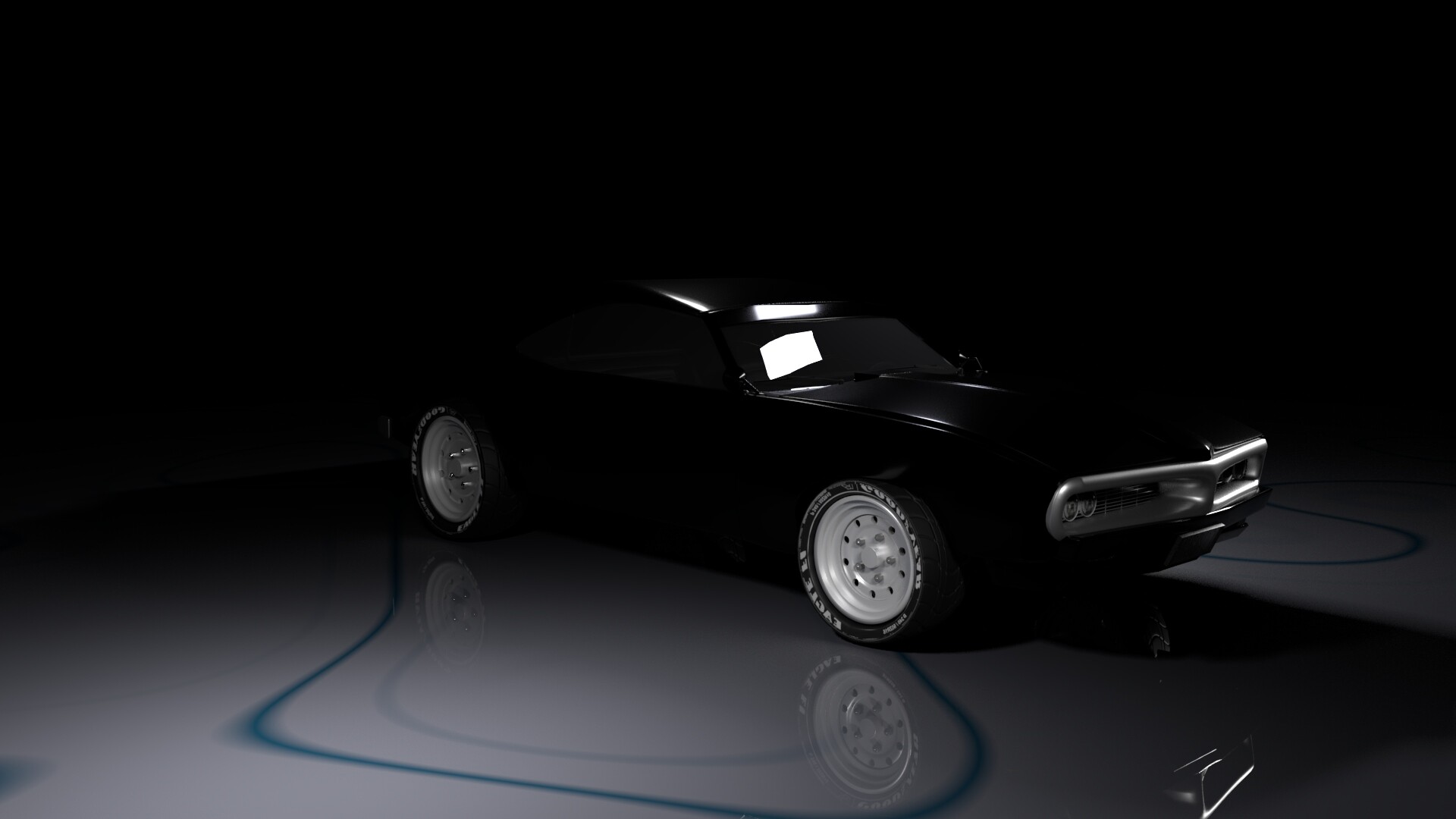 Andre Foster - Muscle Car Render