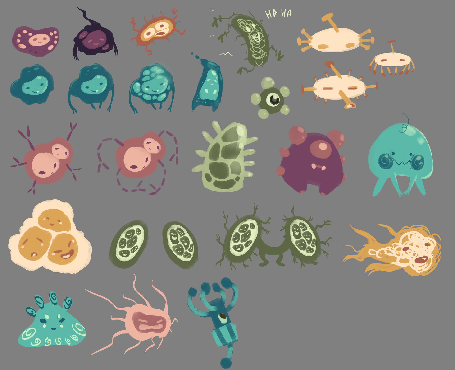 ArtStation - GACHA - Into the Cell - Character design