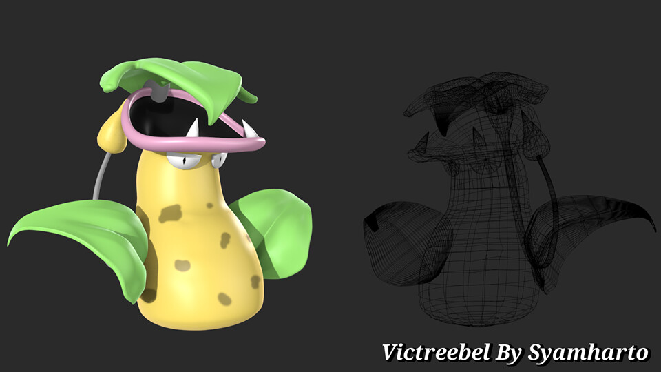 ArtStation - Victreebel - Pokemon