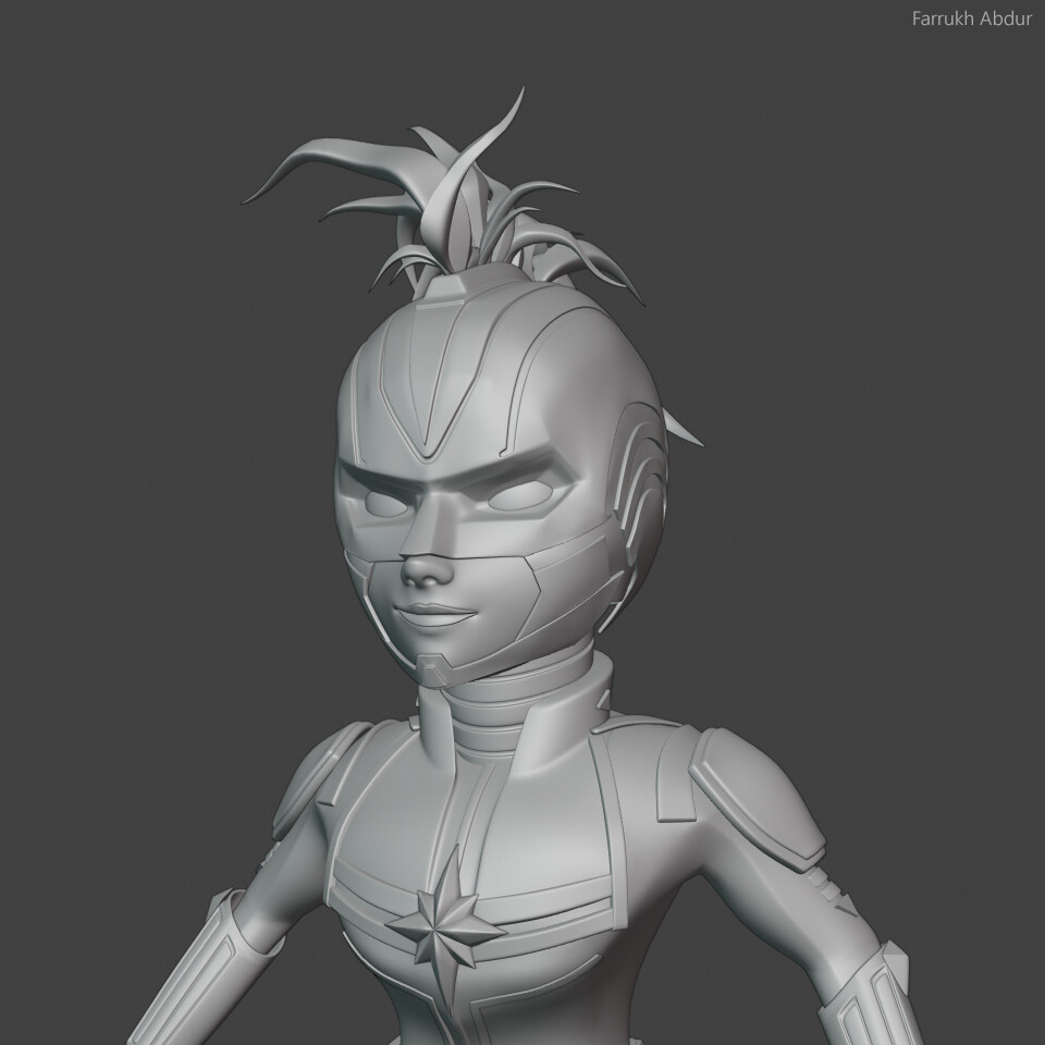 Farrukh Abdur - 3d Artist - Captain Marvel Stylized