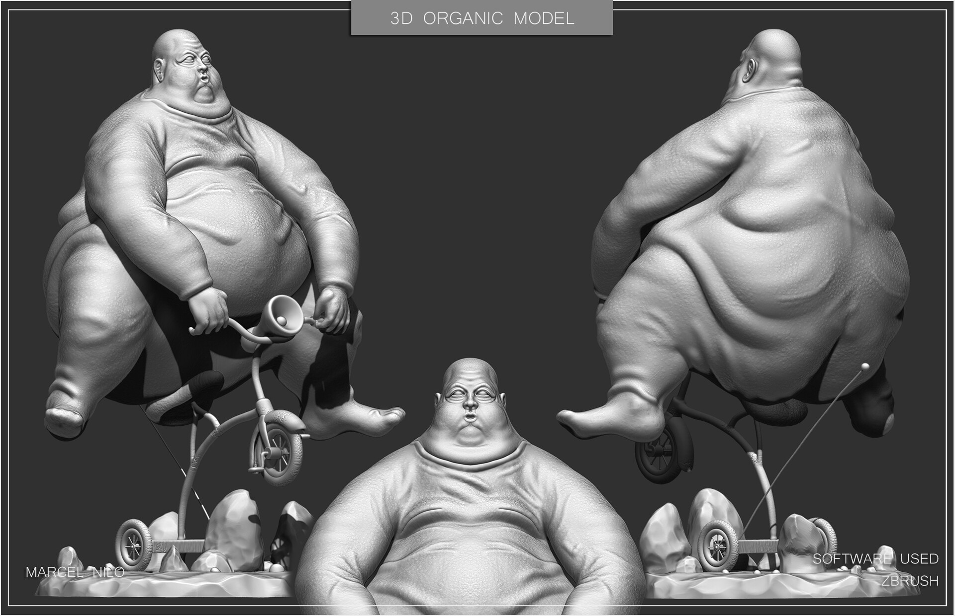 ArtStation - Marcel Nilo Organic Model