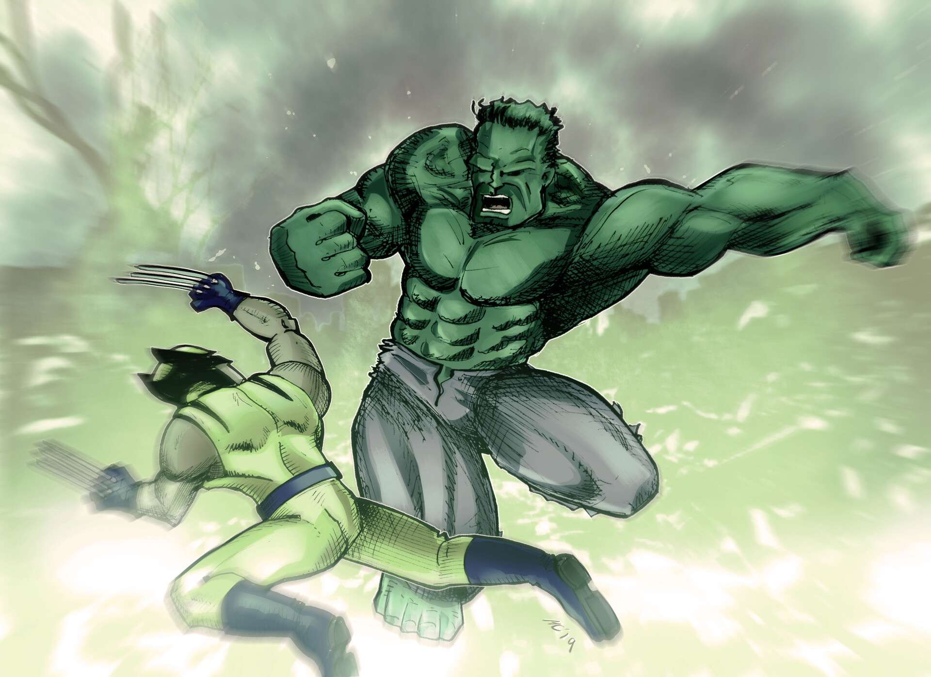 ArtStation - Epic fight