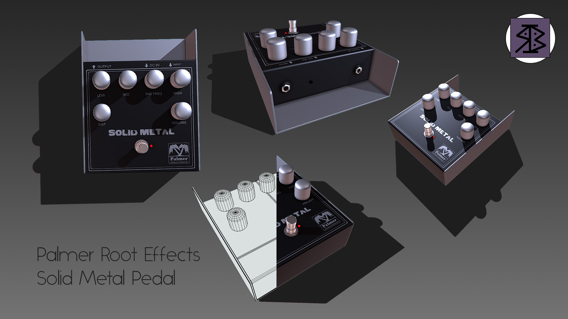ArtStation - Palmer Root Effects Solid Metal Pedal