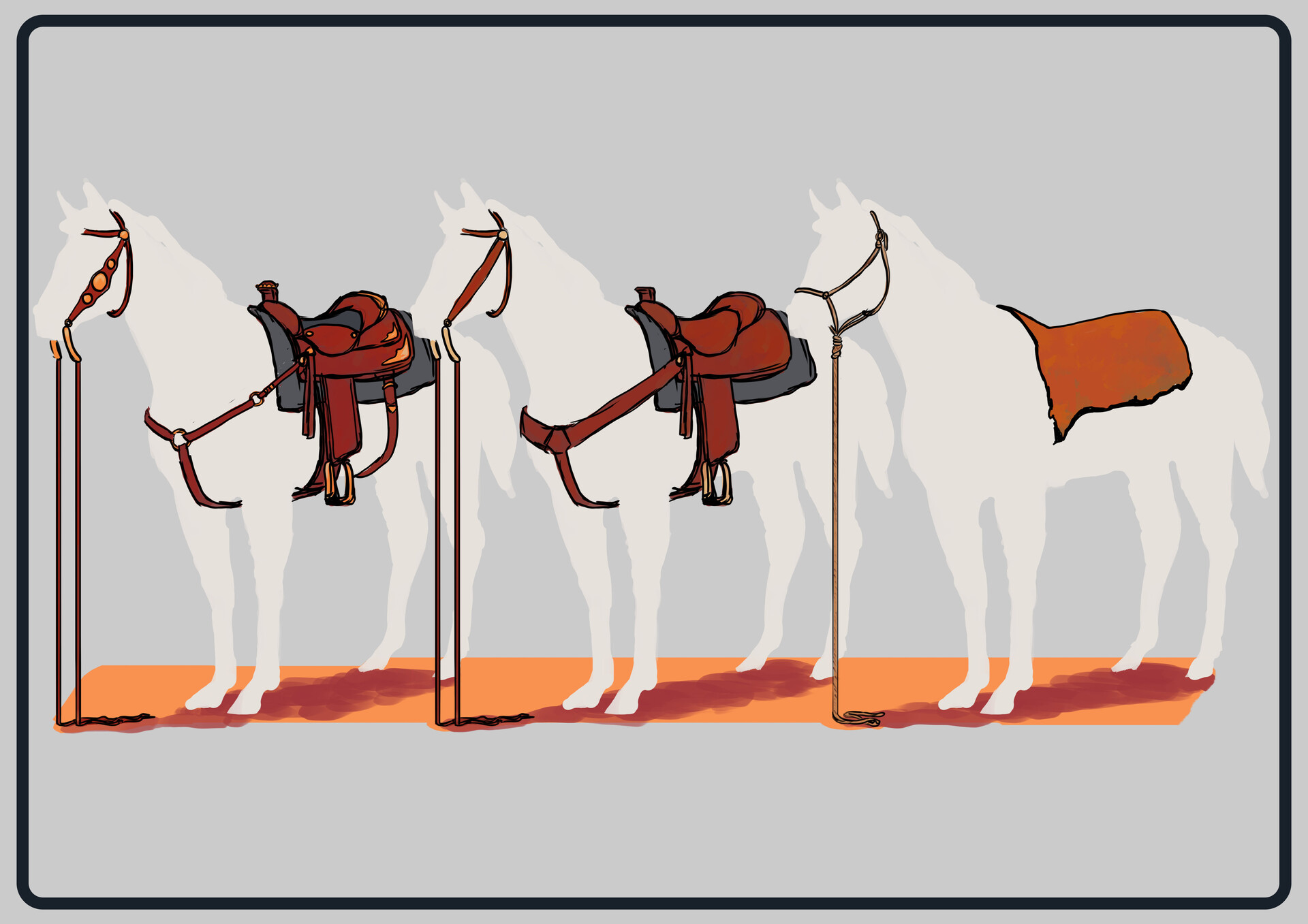ArtStation - Horse Tack