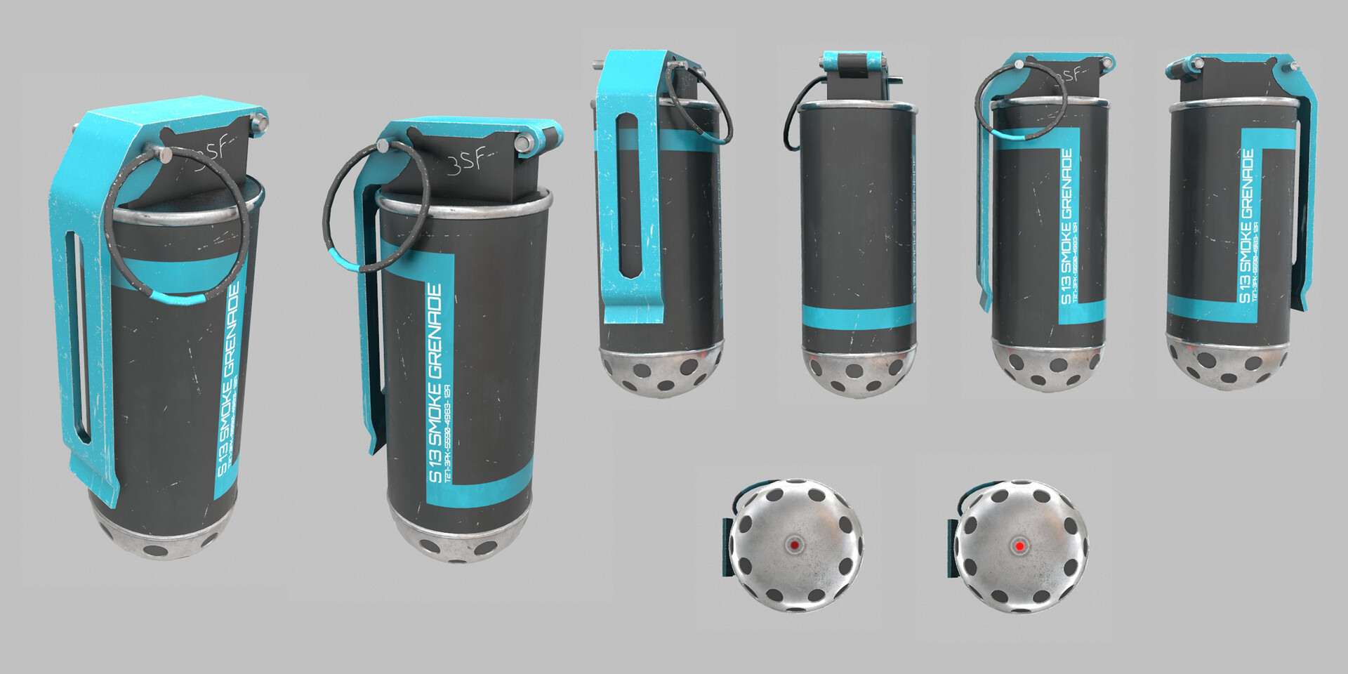ArtStation - Sci_Fi_Smoke_Grenade