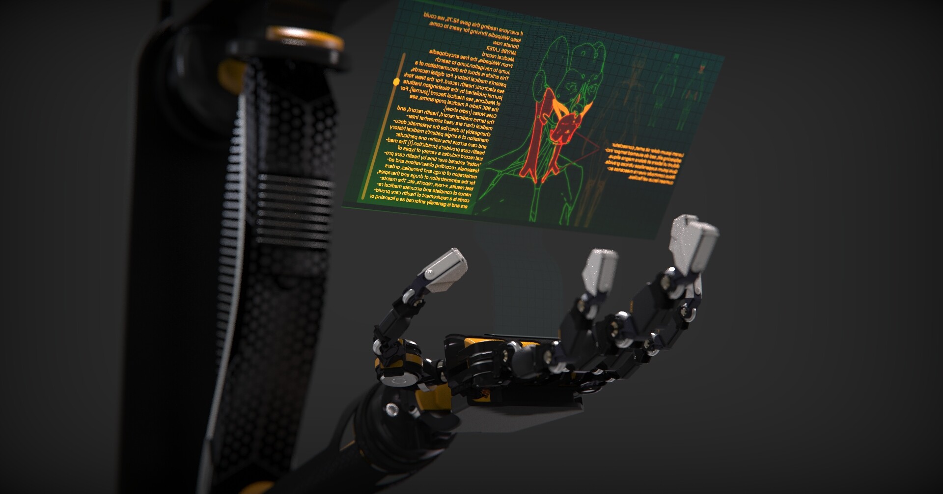ArtStation - cybernitic arm design