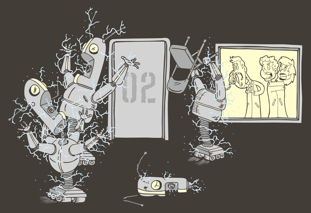 ArtStation - Malfunction of Robots in Sector 2