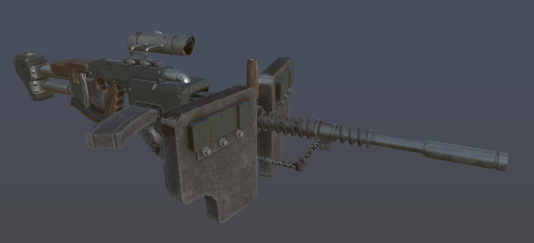 Alex Sanches - Heavy Dieselpunk Assault Rifle