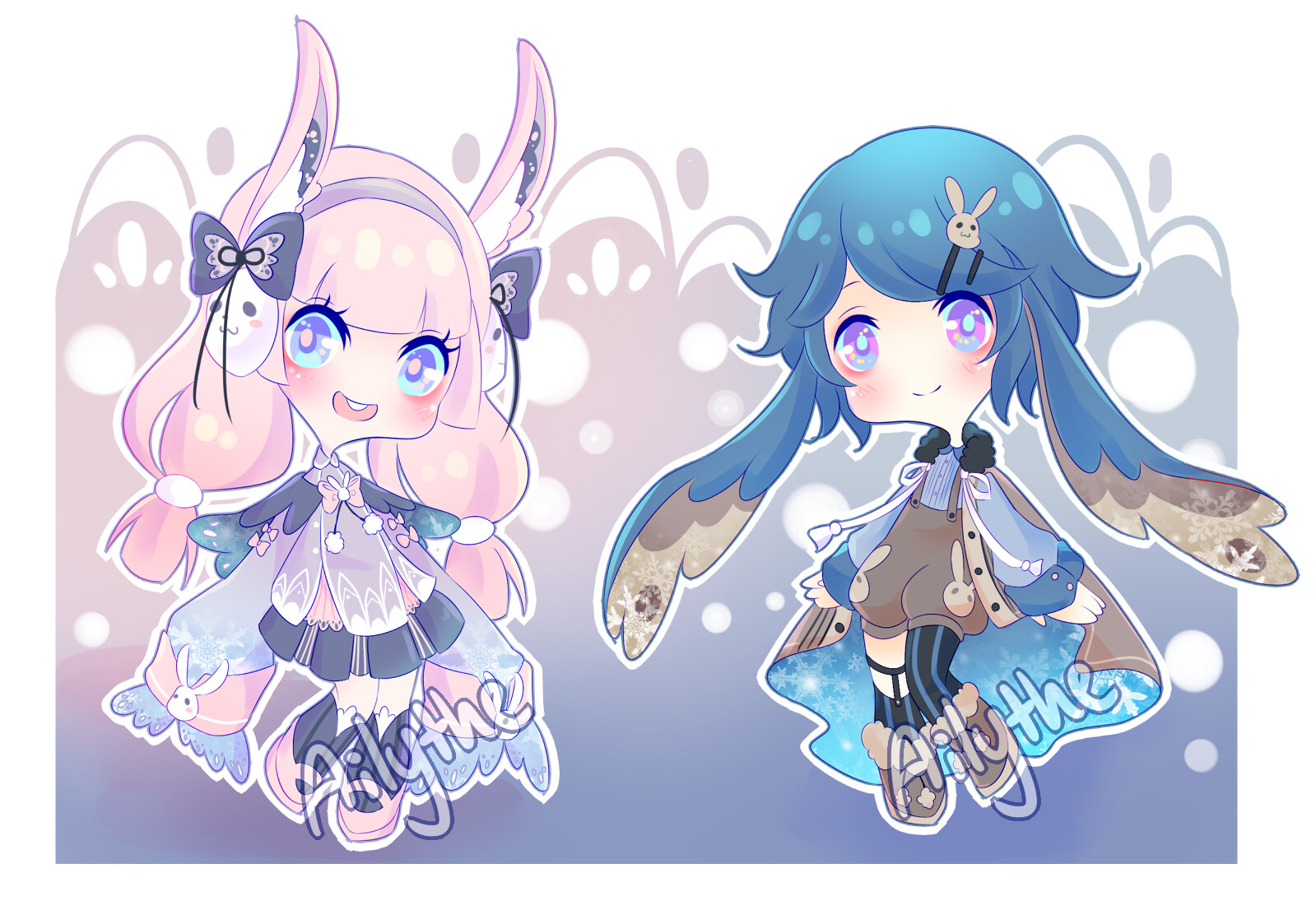 ArtStation - Winter Chibis