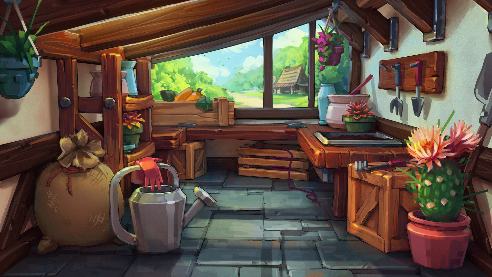 ArtStation - Pastoral interior