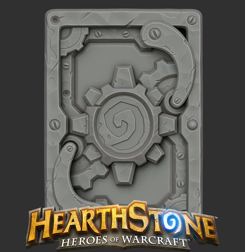 ArtStation - Stylized metal HearthStone (Fan_Art)