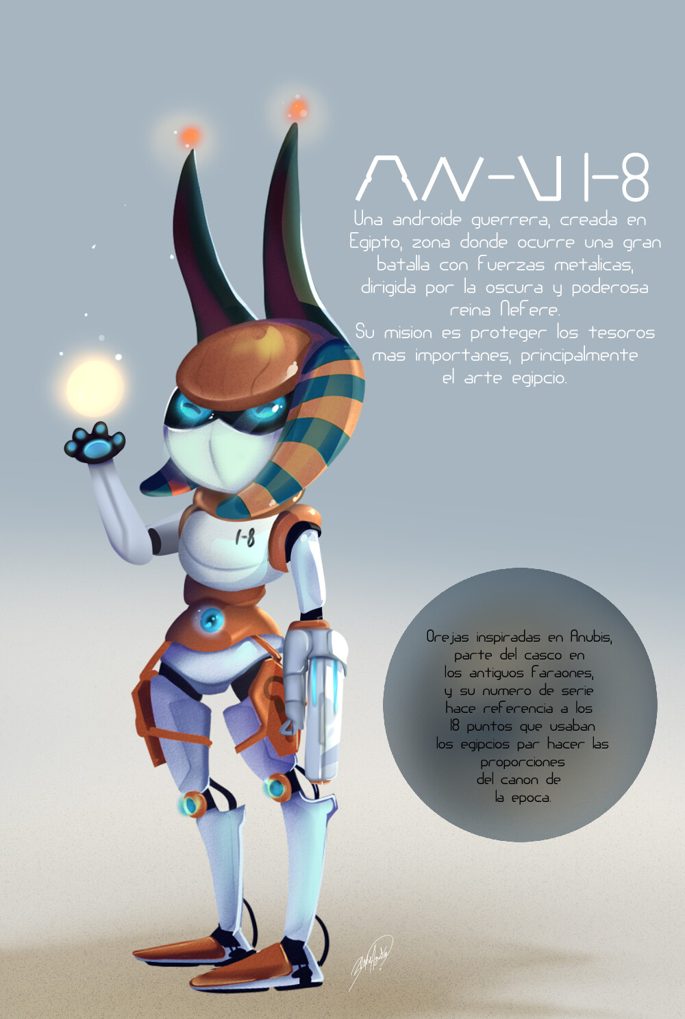 ArtStation - Egyptian robots- Character design