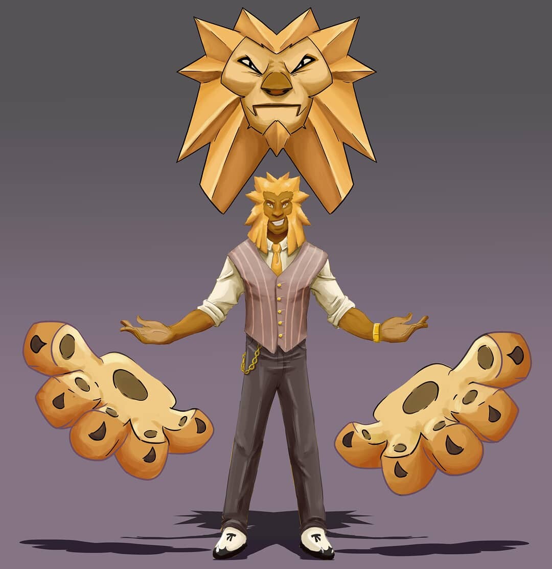 ArtStation - Ashmel the Gold Mane