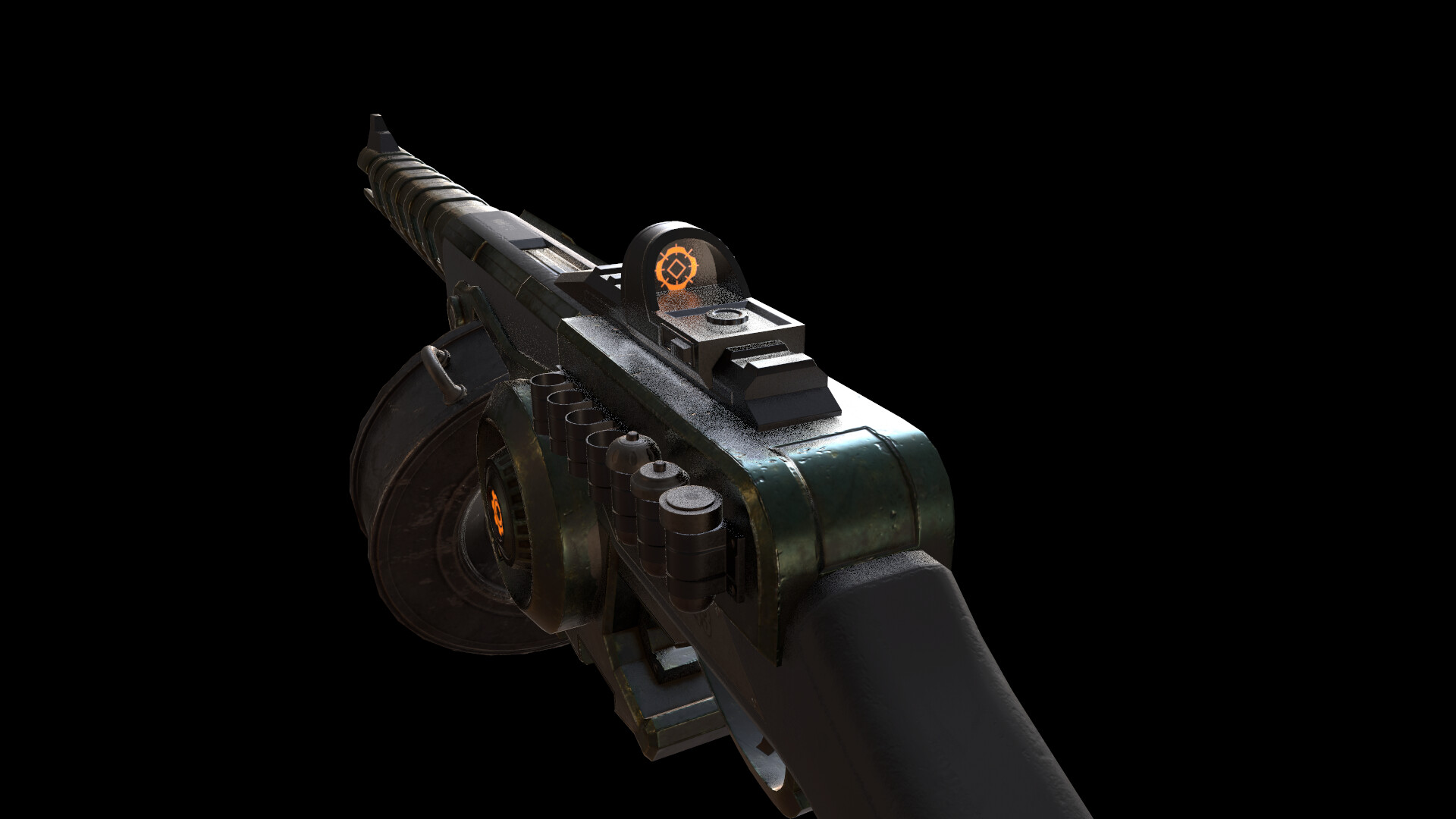 ArtStation - Submachine gun Shpagin