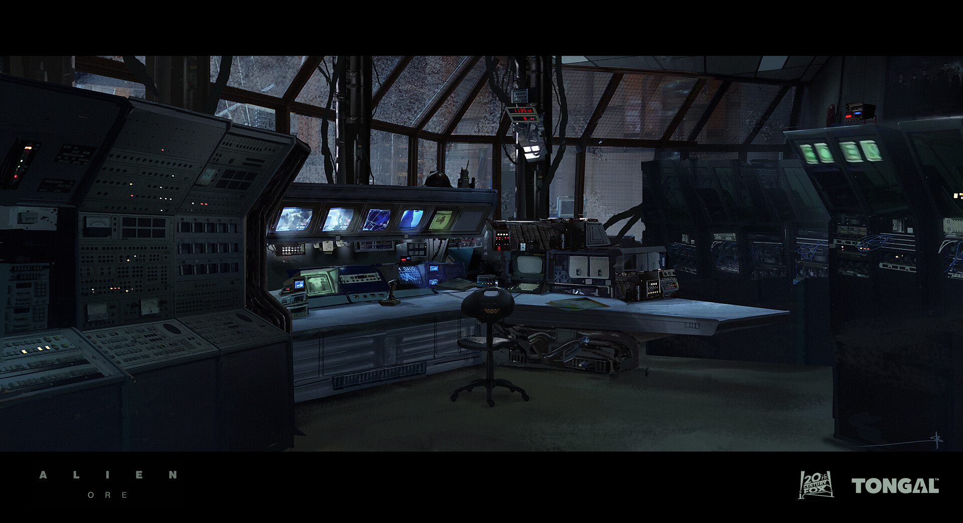ArtStation - Hank's control room : Alien Ore