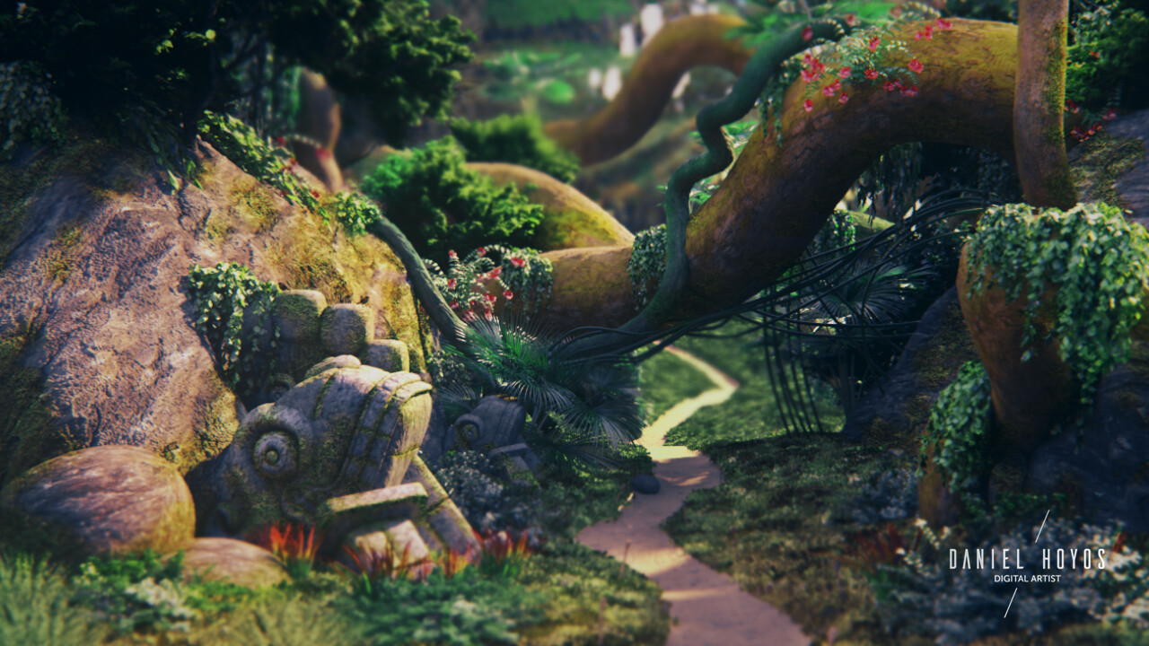 ArtStation - Forest concept art