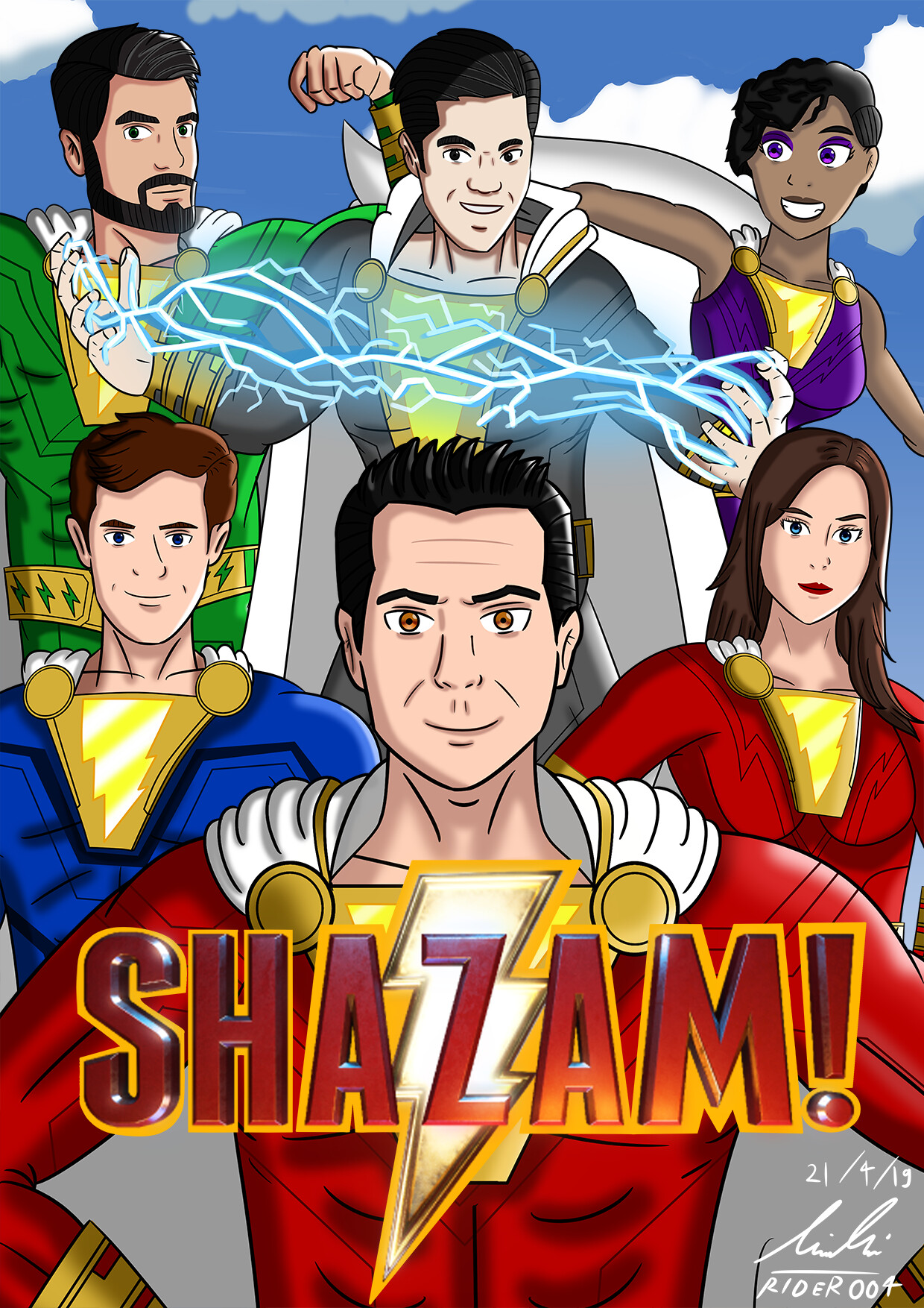 ArtStation - SHAZAM ! Family