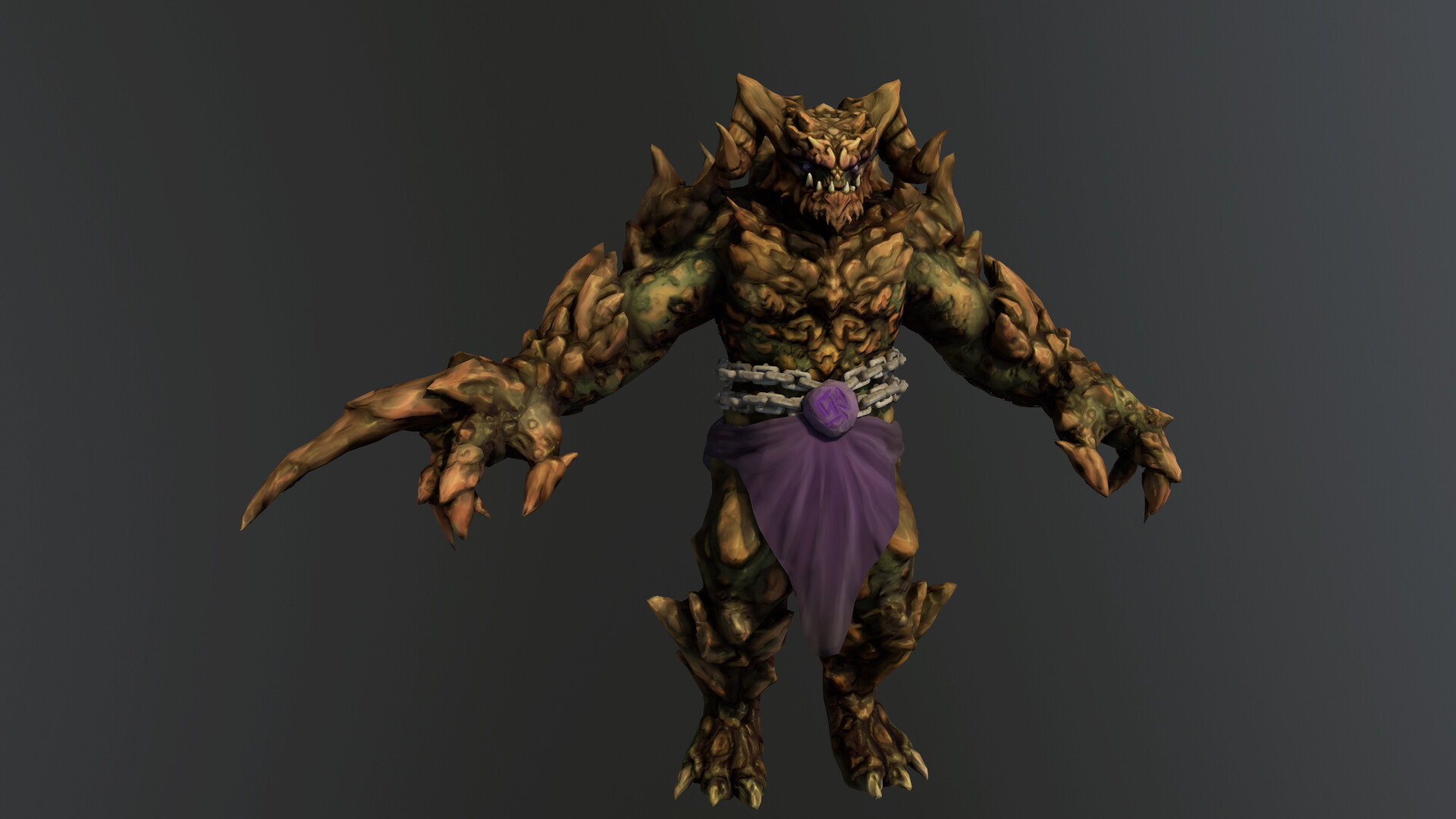 ArtStation - Darksiders style lesser demon