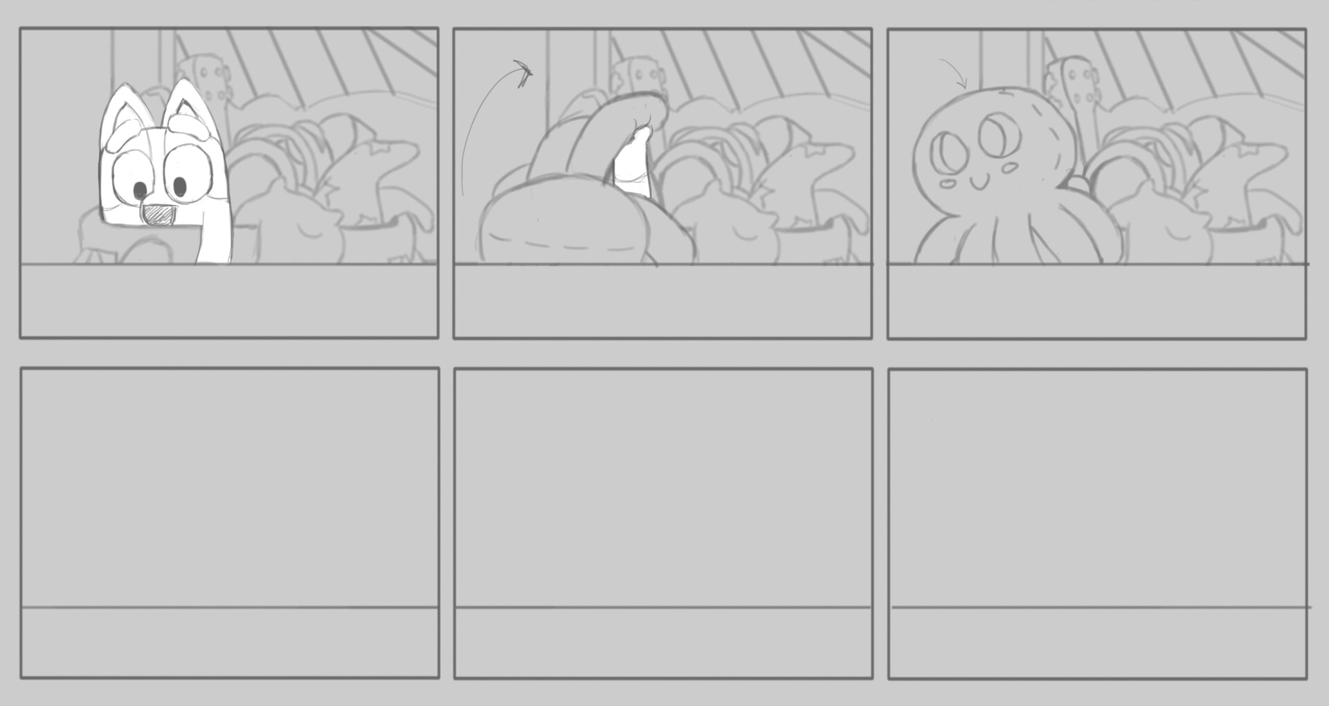 Charlotte Giles - Storyboard test - Bluey