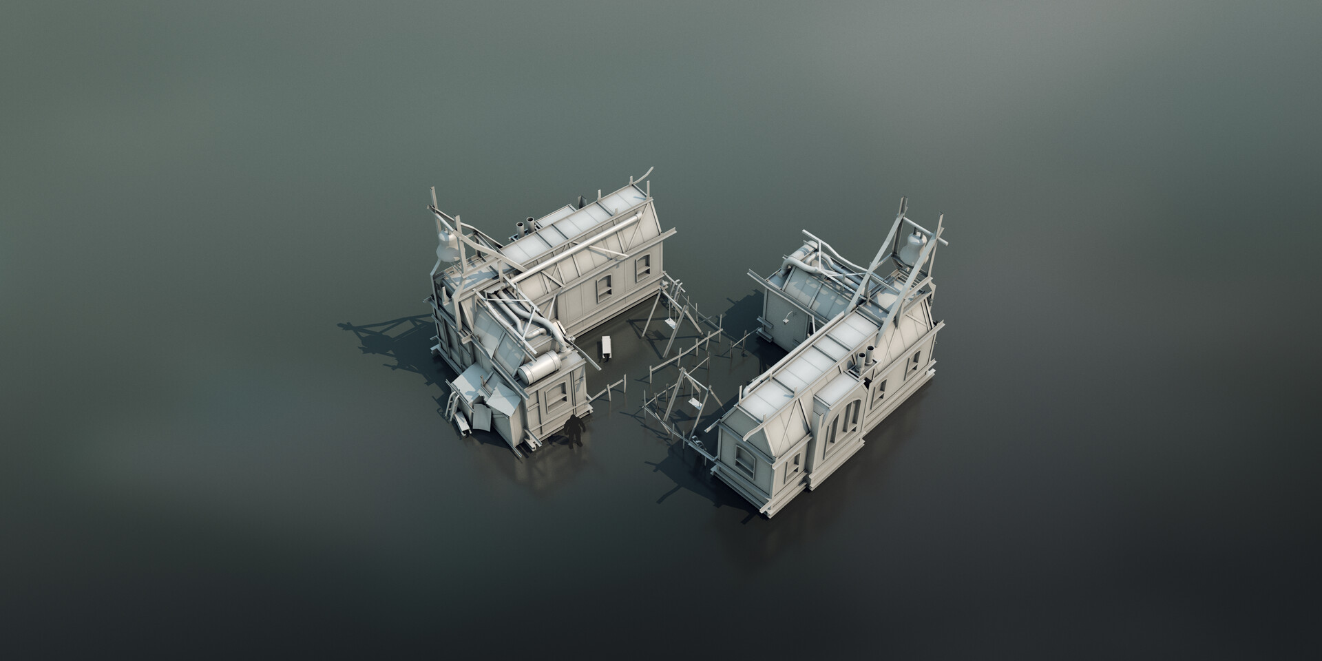 Mateusz Bednarz - Frostpunk - In-game Buildings