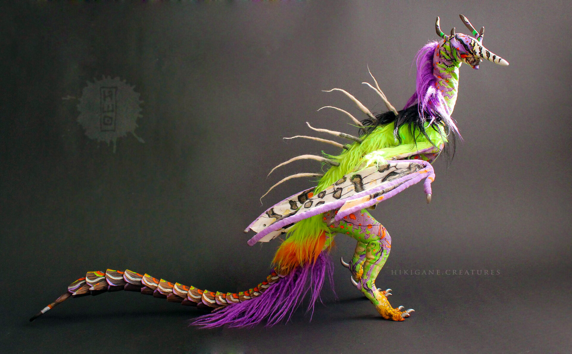 Boglarka Zilahi (hikigane.creatures) - Amok the NeonDragon
