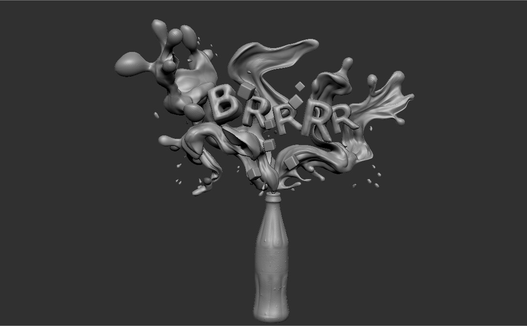 ArtStation - Coke Splash