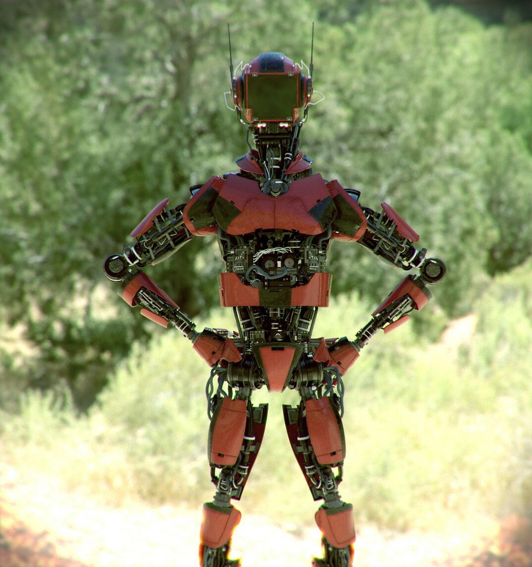 ArtStation - Robot red