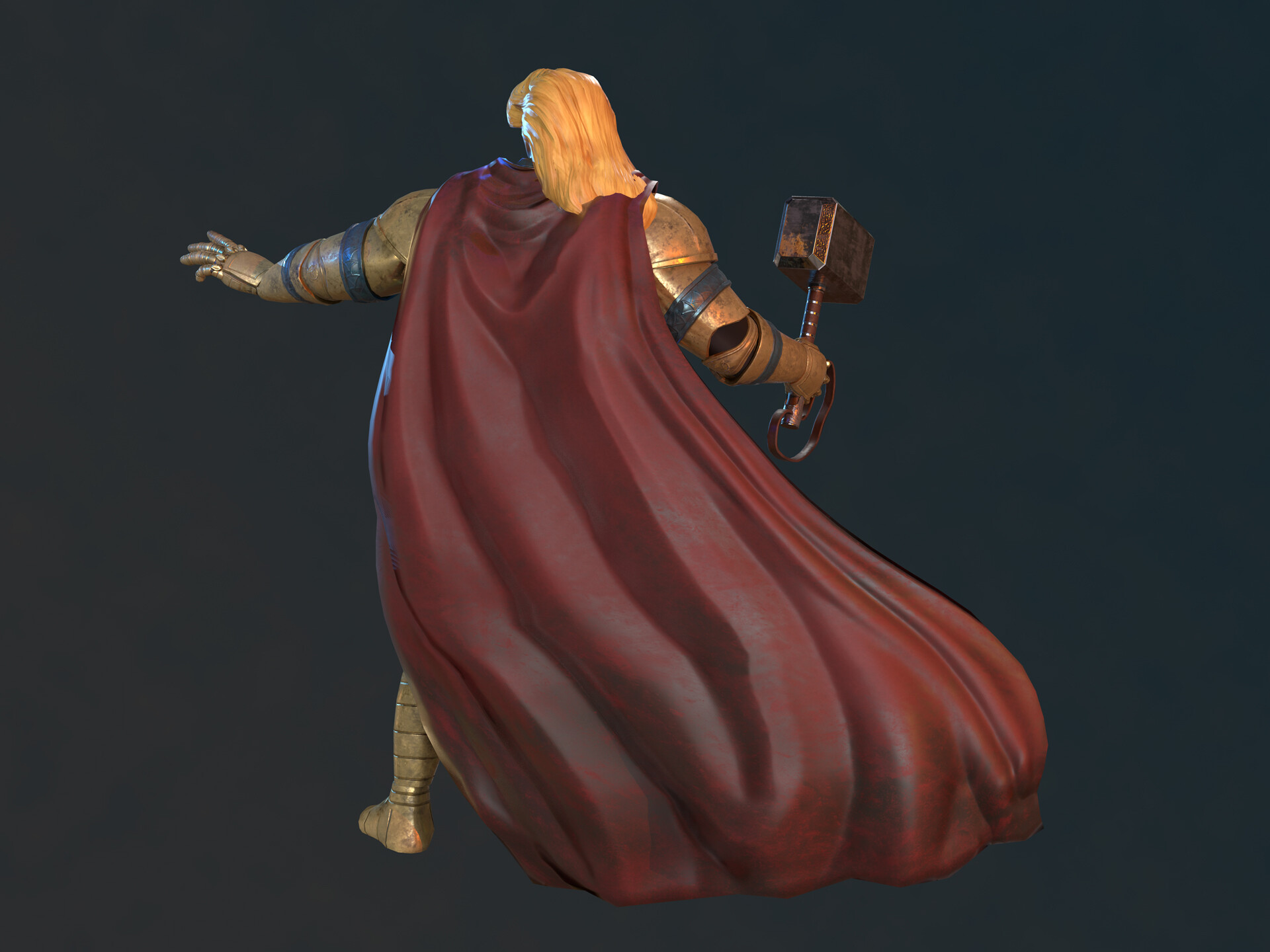 Oliver Pollard - Game Artist - Rune King Thor Character