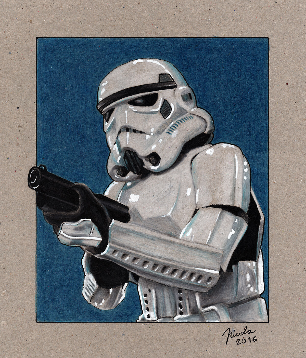 ArtStation - Stormtrooper - Colored Pencil