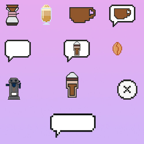 ArtStation - Coffe Pixel Art