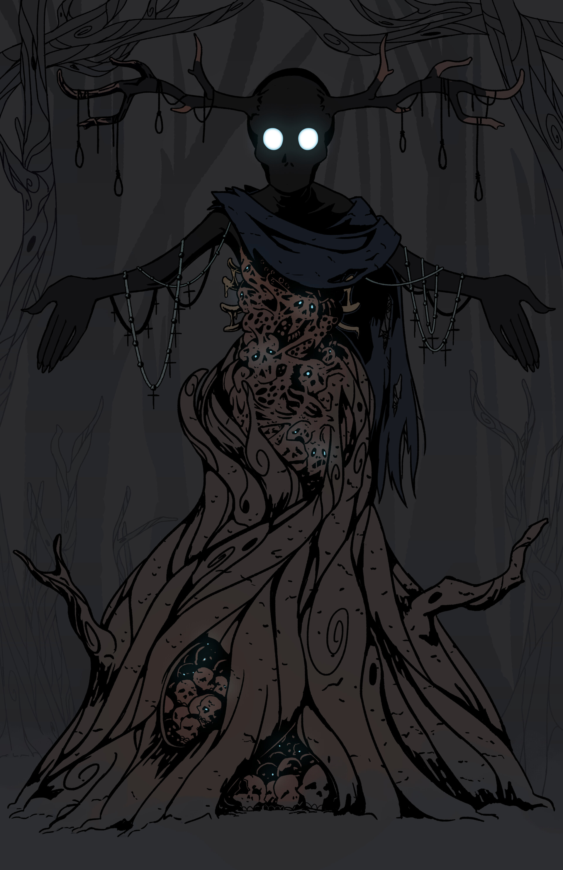 April Clement - Over the Darkest Dungeon- The Beast Poster