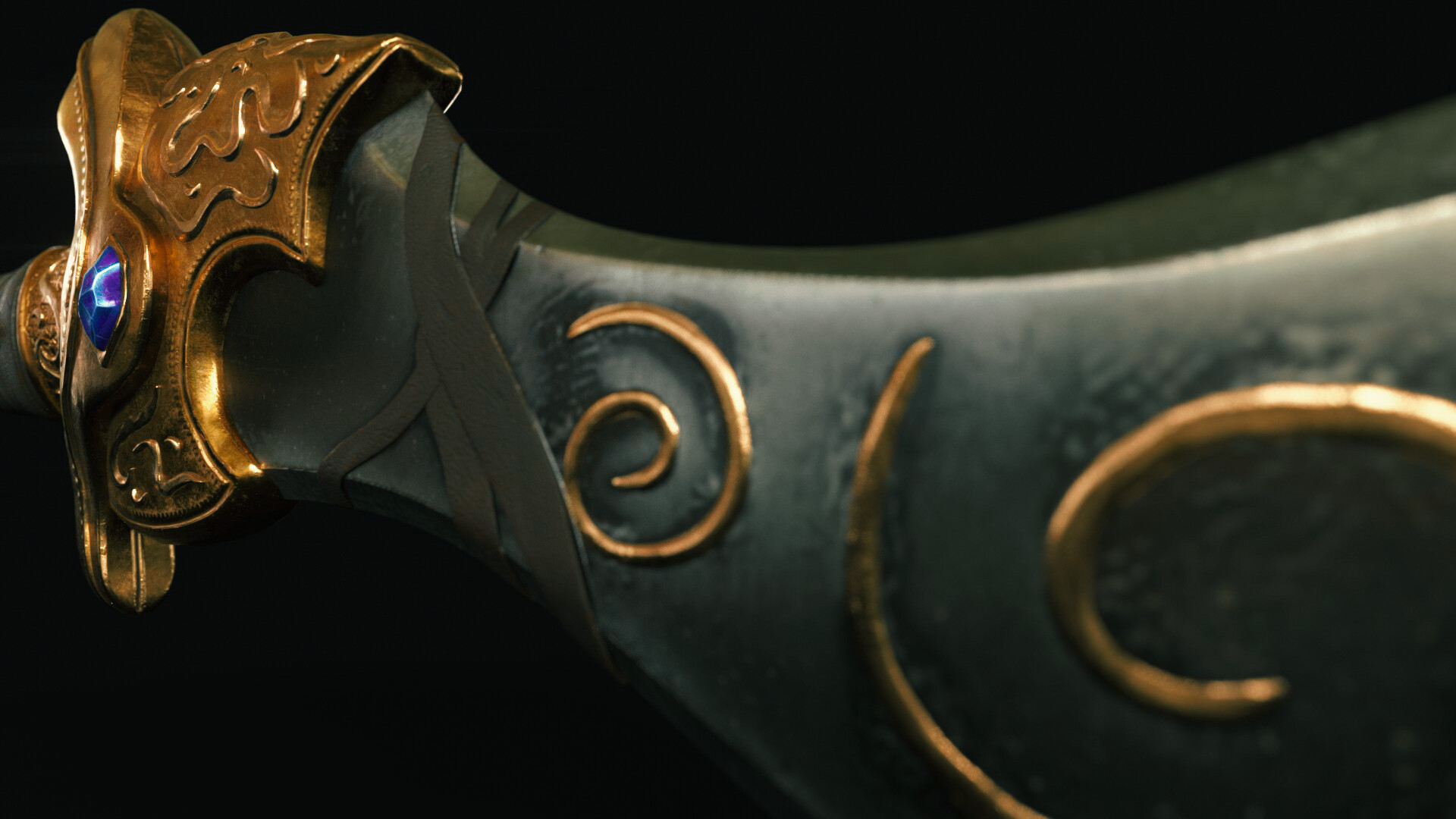 Phillip Hartz - Golden ornament Dagger/sword