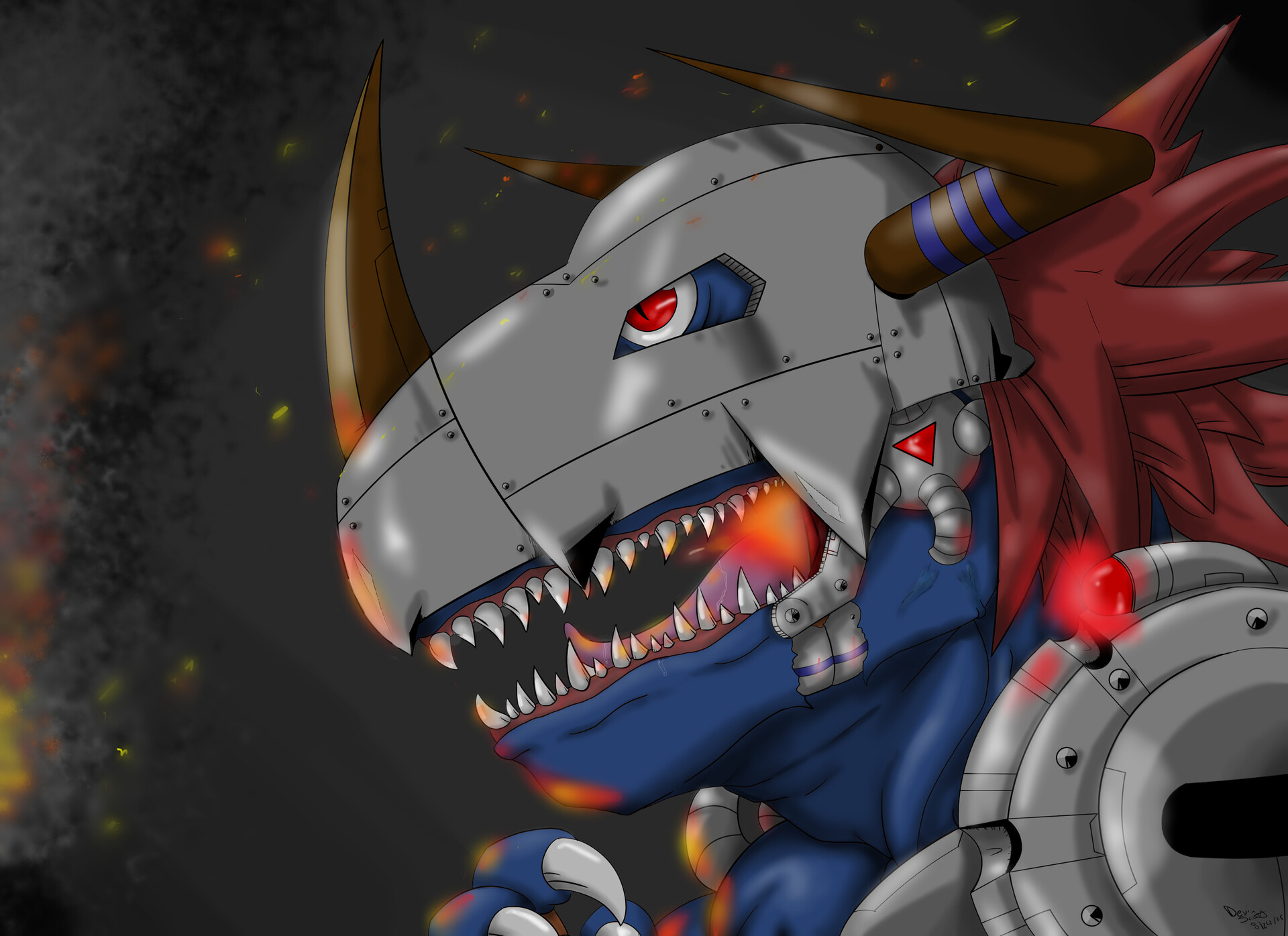 Metalgreymon Xros Wars