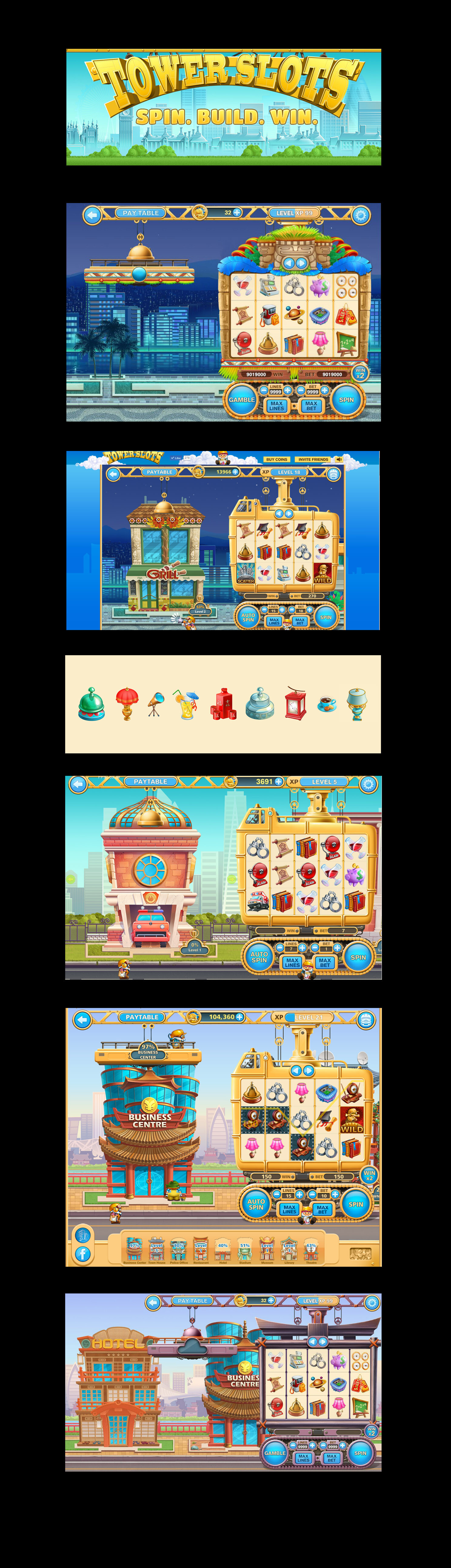 ArtStation - Tower Slots