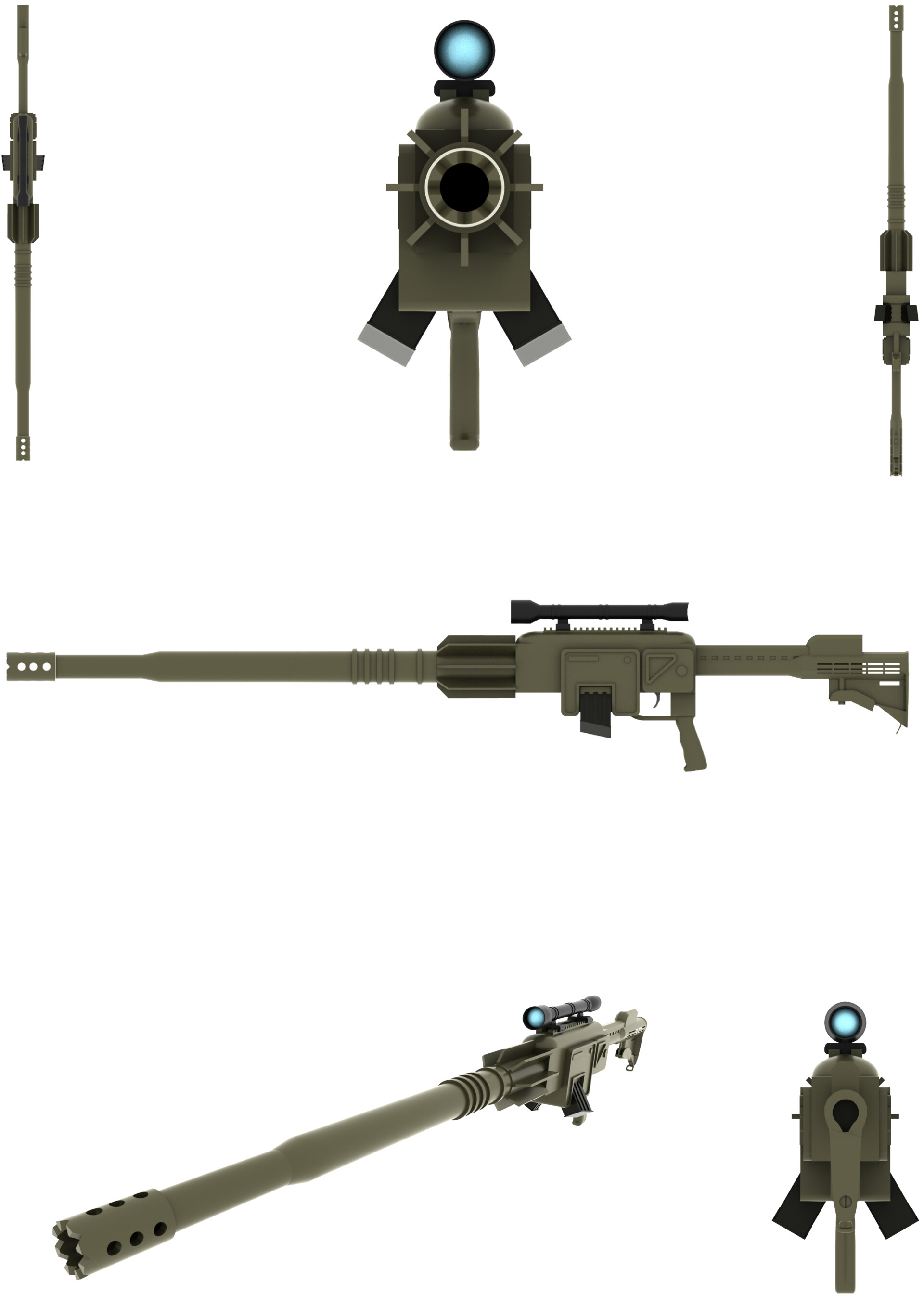 ArtStation - Main Character Sniper Rifle (old)