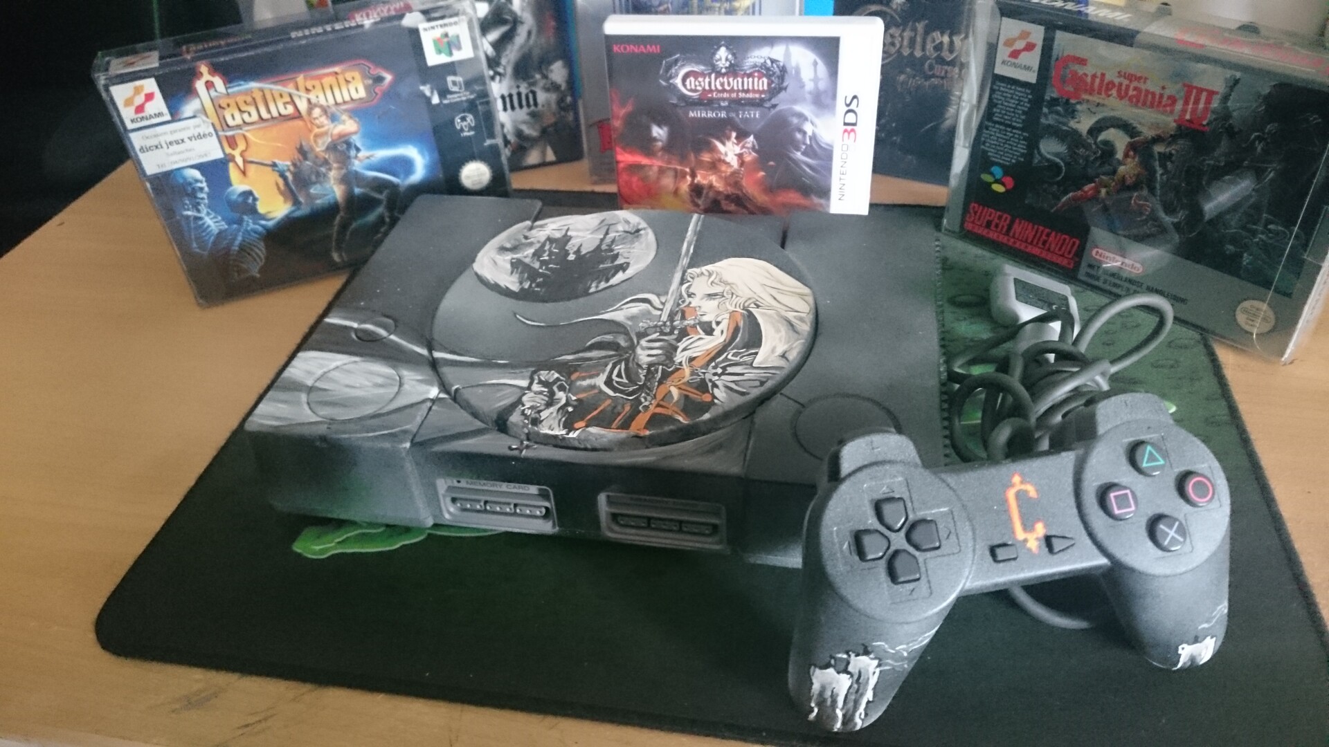 ArtStation - Playstation 1 skin Symphony of the Night