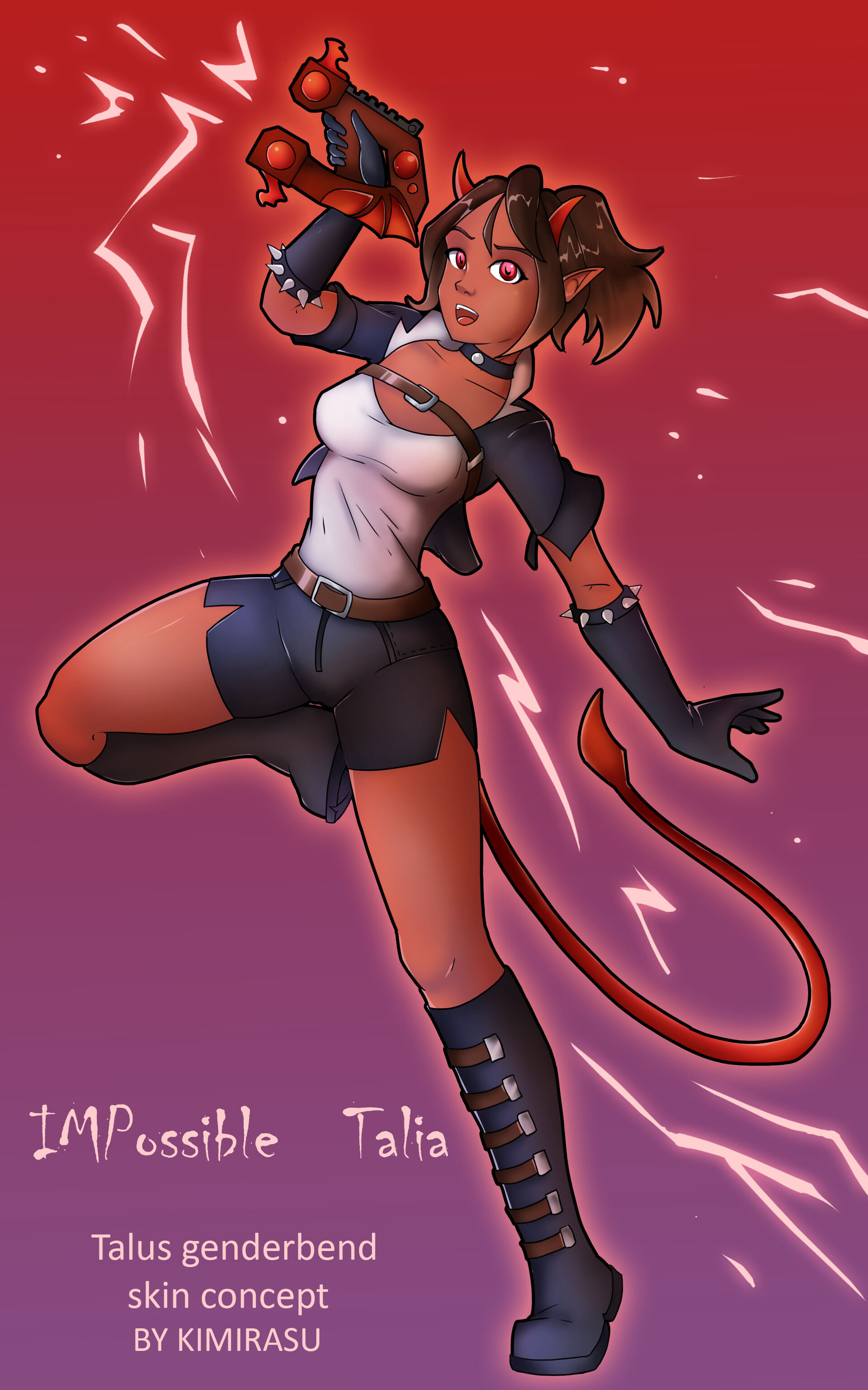 ArtStation - IMPossible Talia skin concept