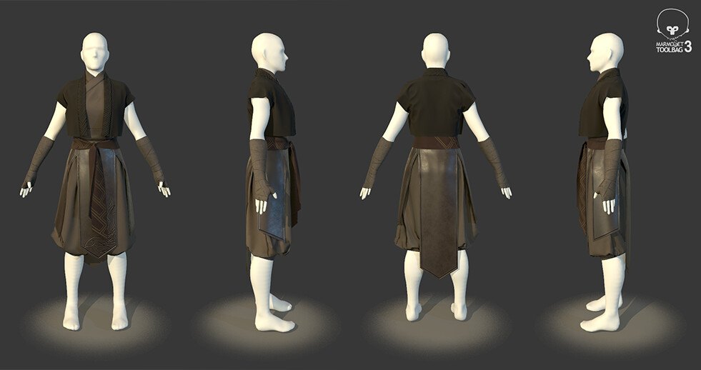 Jody Briggs' Portfolio - Monk Outfit
