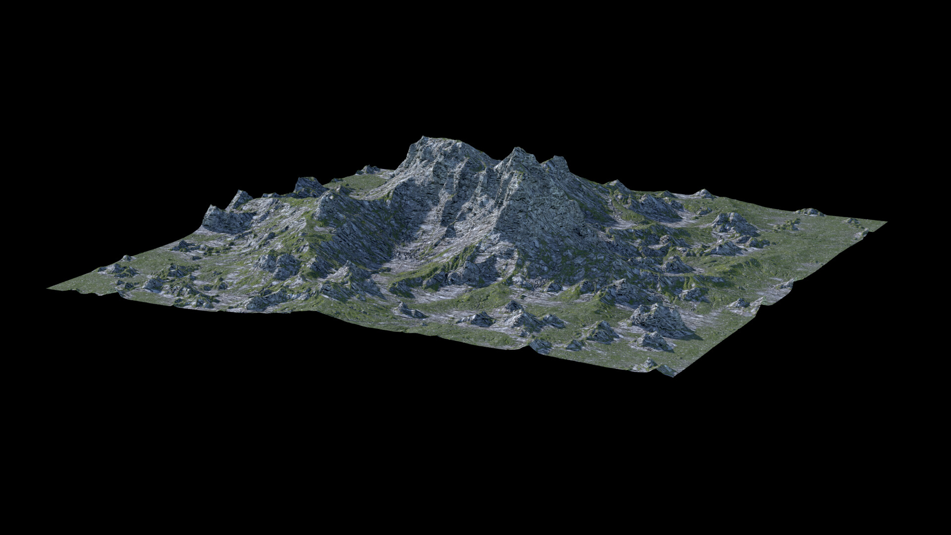 Simon Van Den Hende - Houdini Terrain Generation