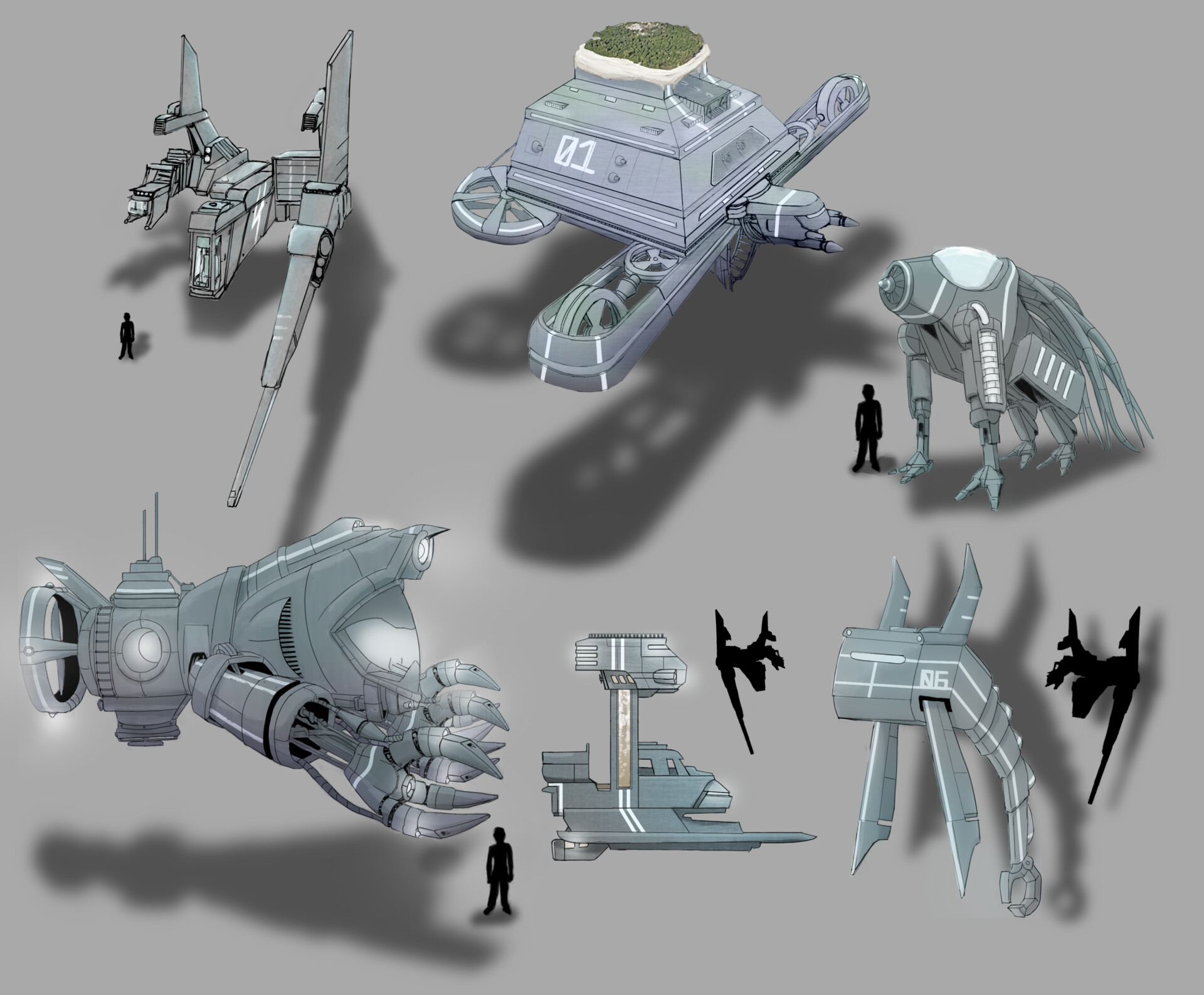 ArtStation - Underwater Mech/Vech Concept Art