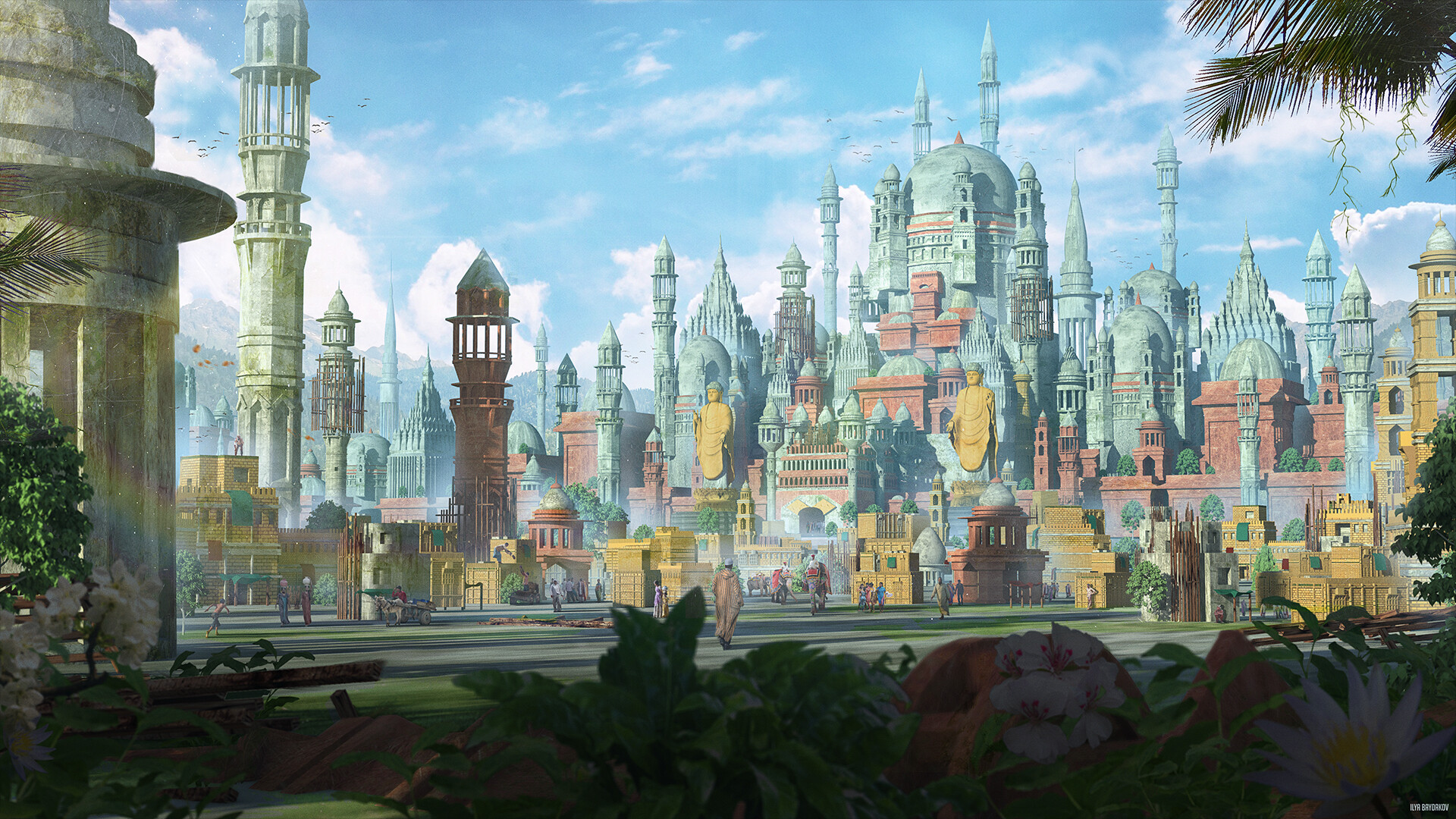 ArtStation - Ancient city.