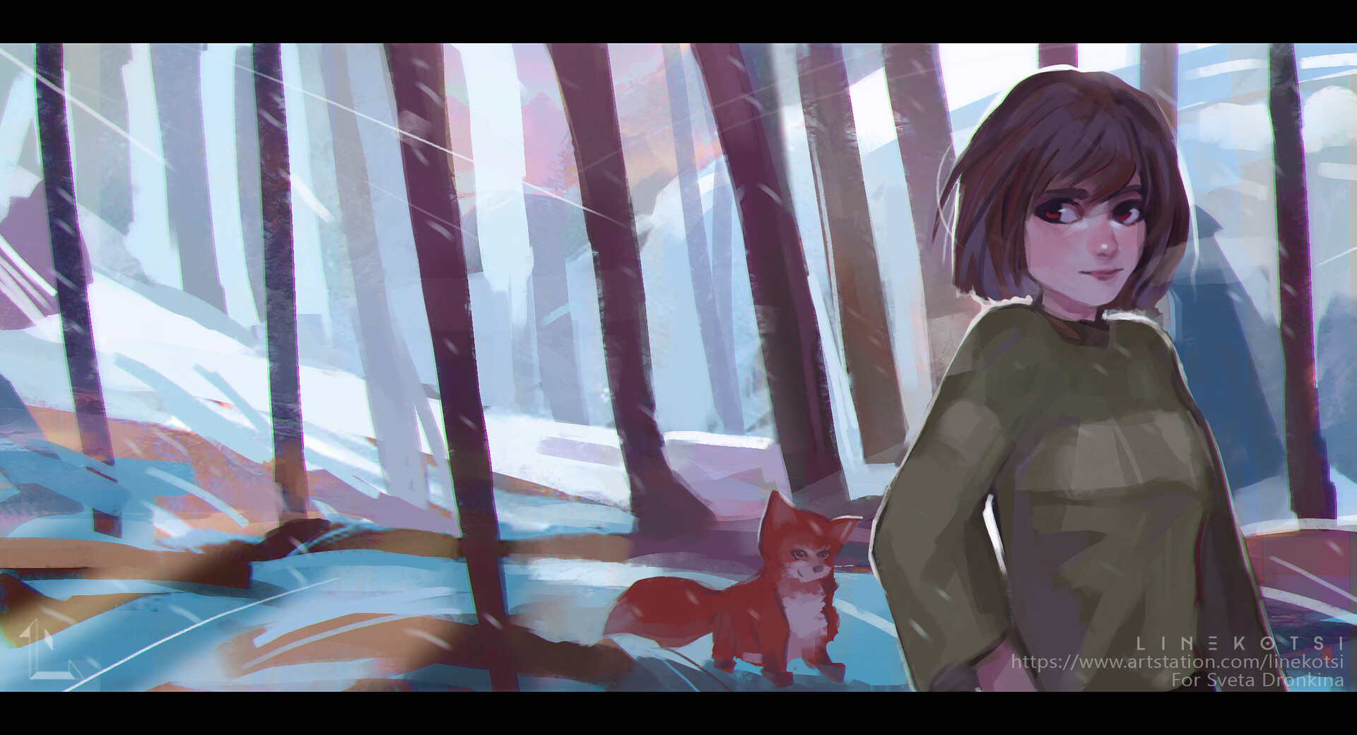 ArtStation - Chara and environment from Undertale