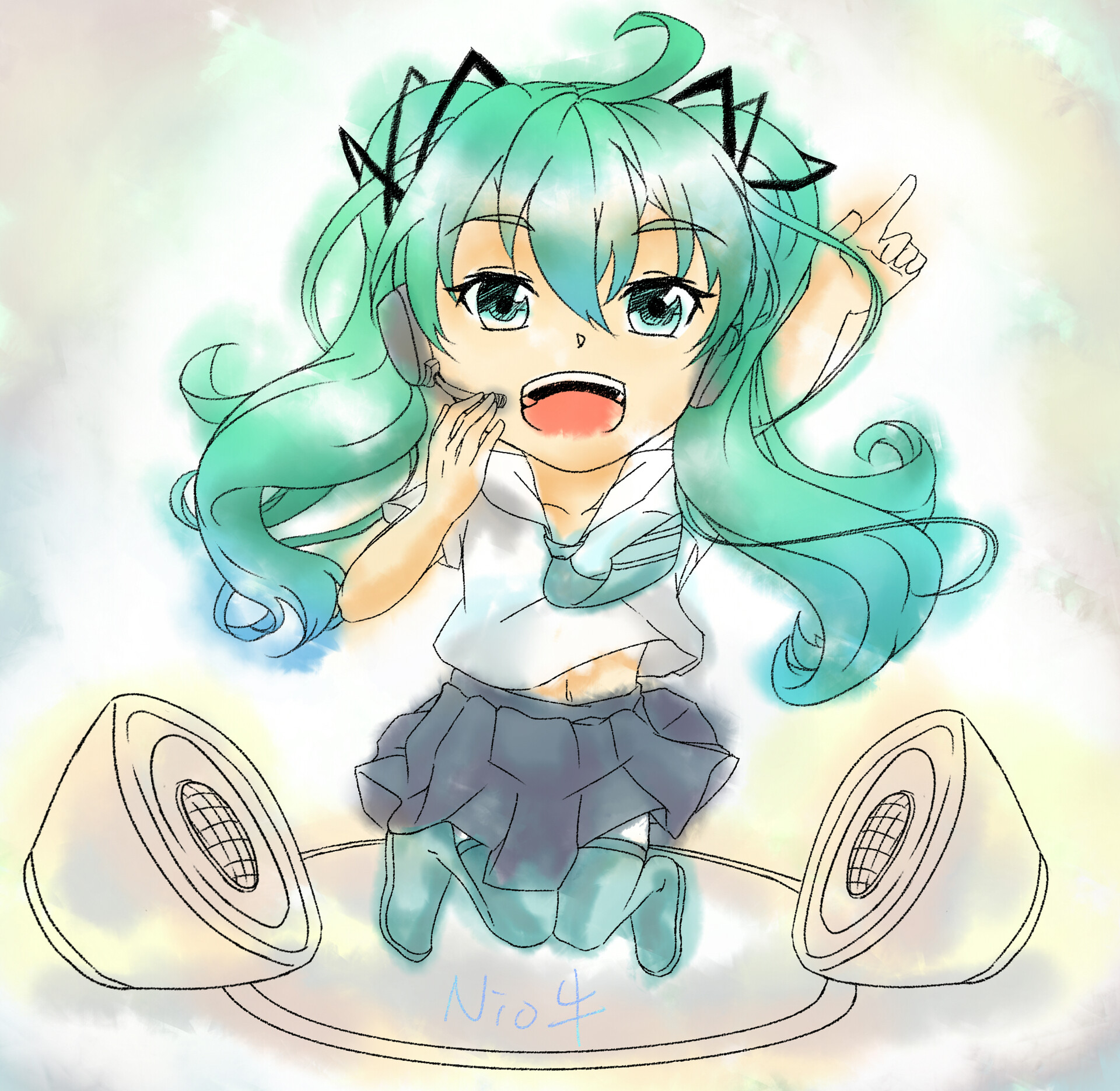 ArtStation - Q版初音miku