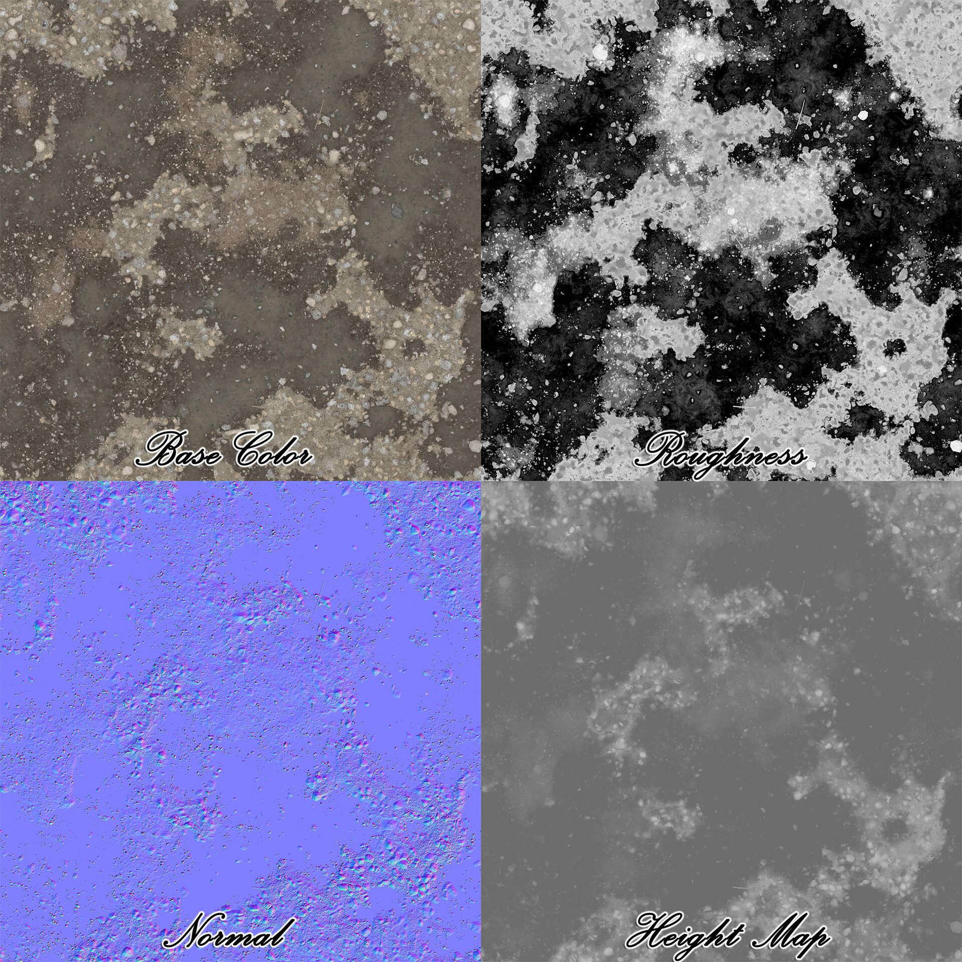 Mohammad Danial Atoofi - Seamless Gravel - Substance Alchemist