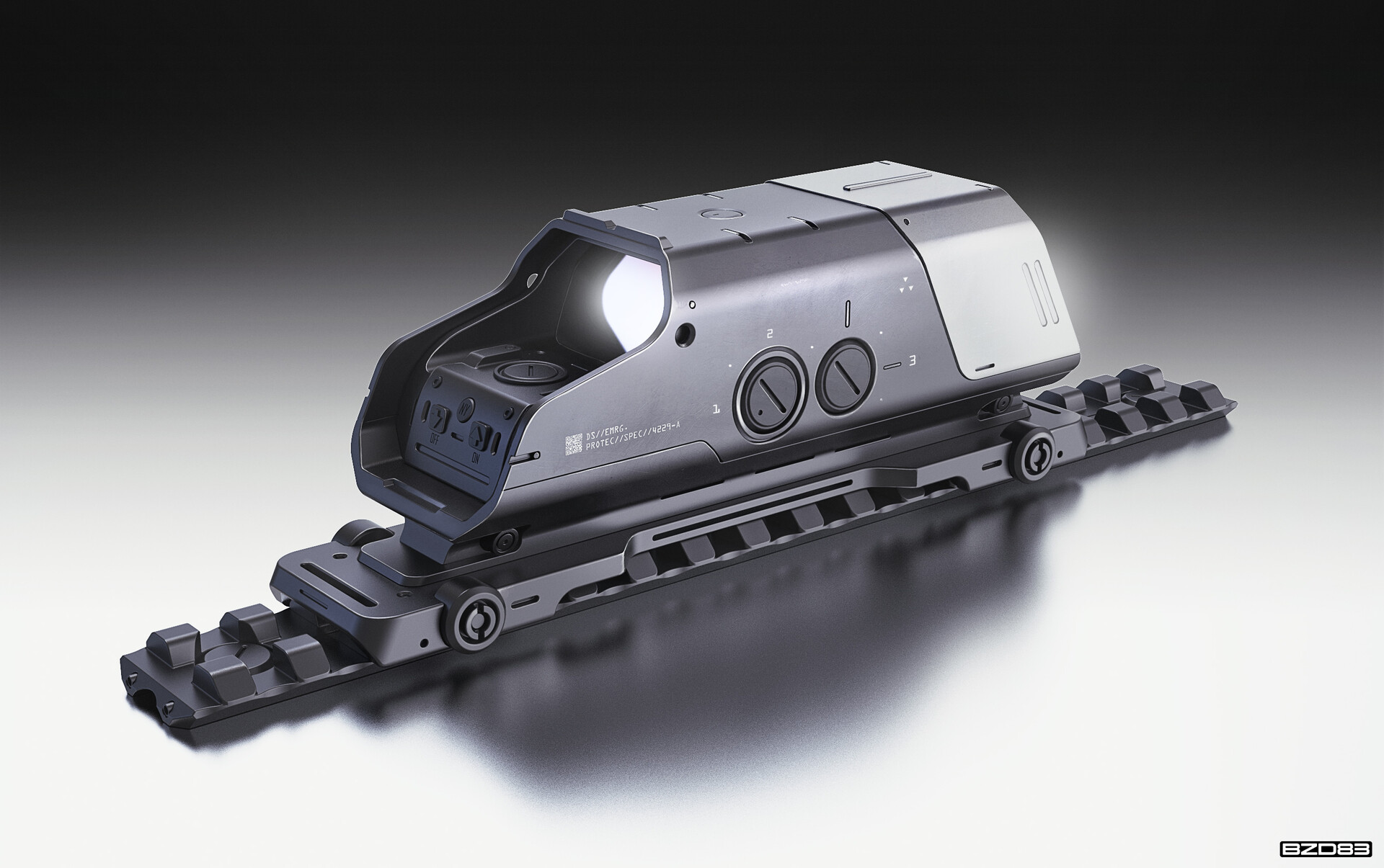 ArtStation - Collimator sight. Concept design.