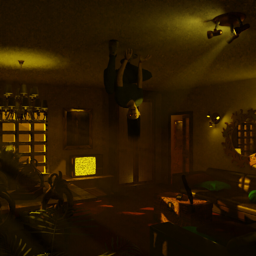 ArtStation - The hanging lady