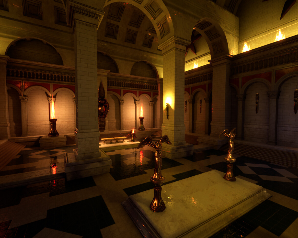 ArtStation - Personal Work - Sun Temple Build