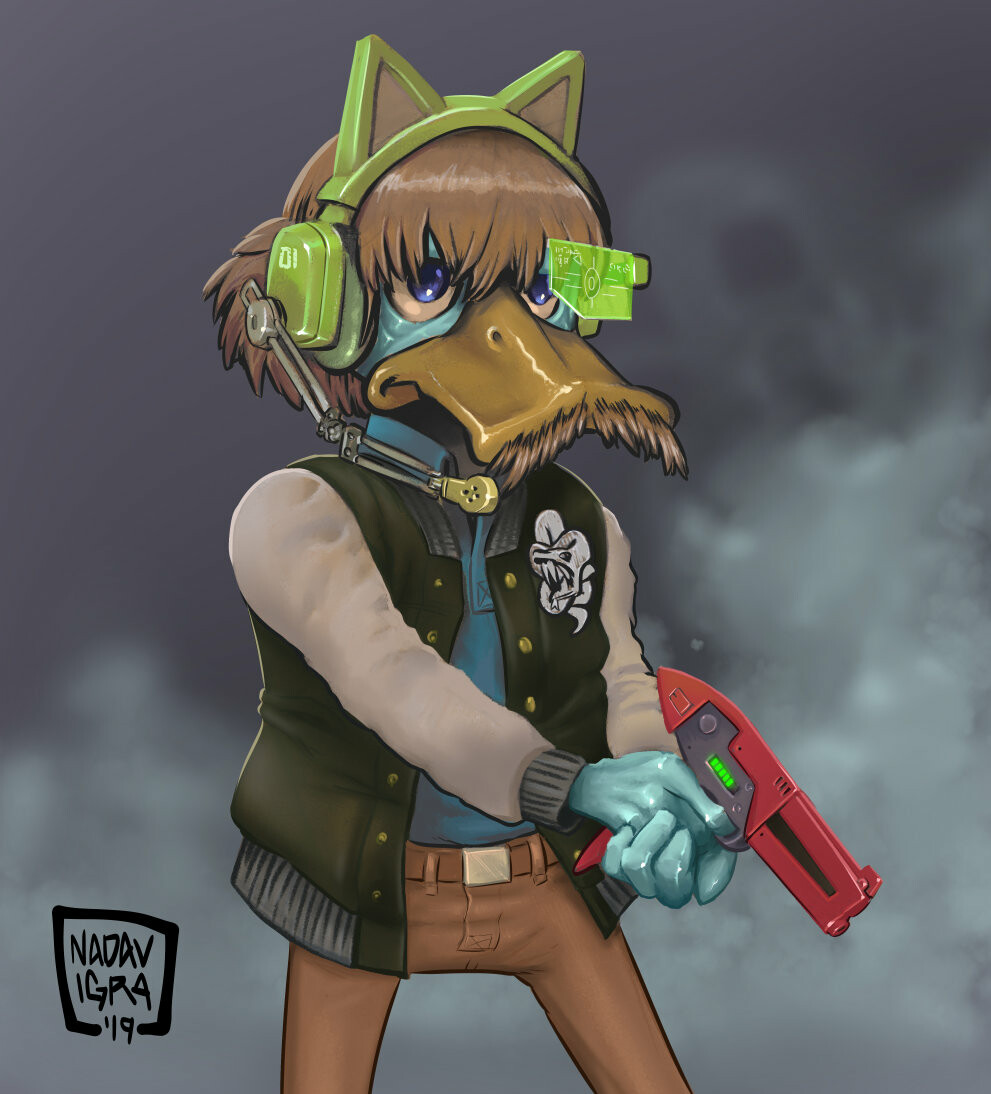 ArtStation - Cyberpunk Duck