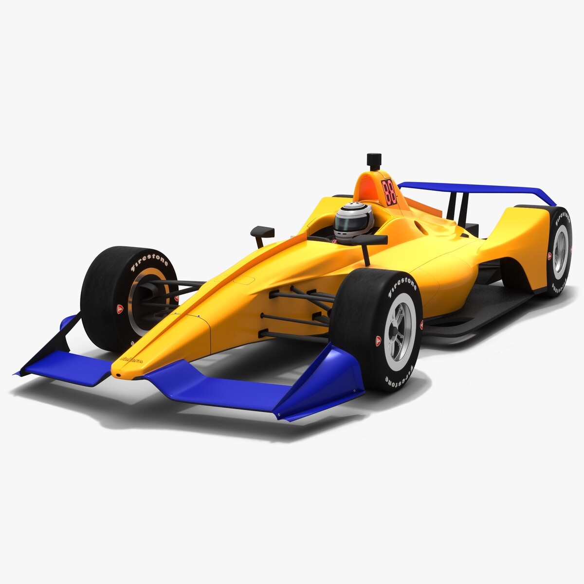 ArtStation - IndyCar Season 2019 Speedway Race Car 3D model