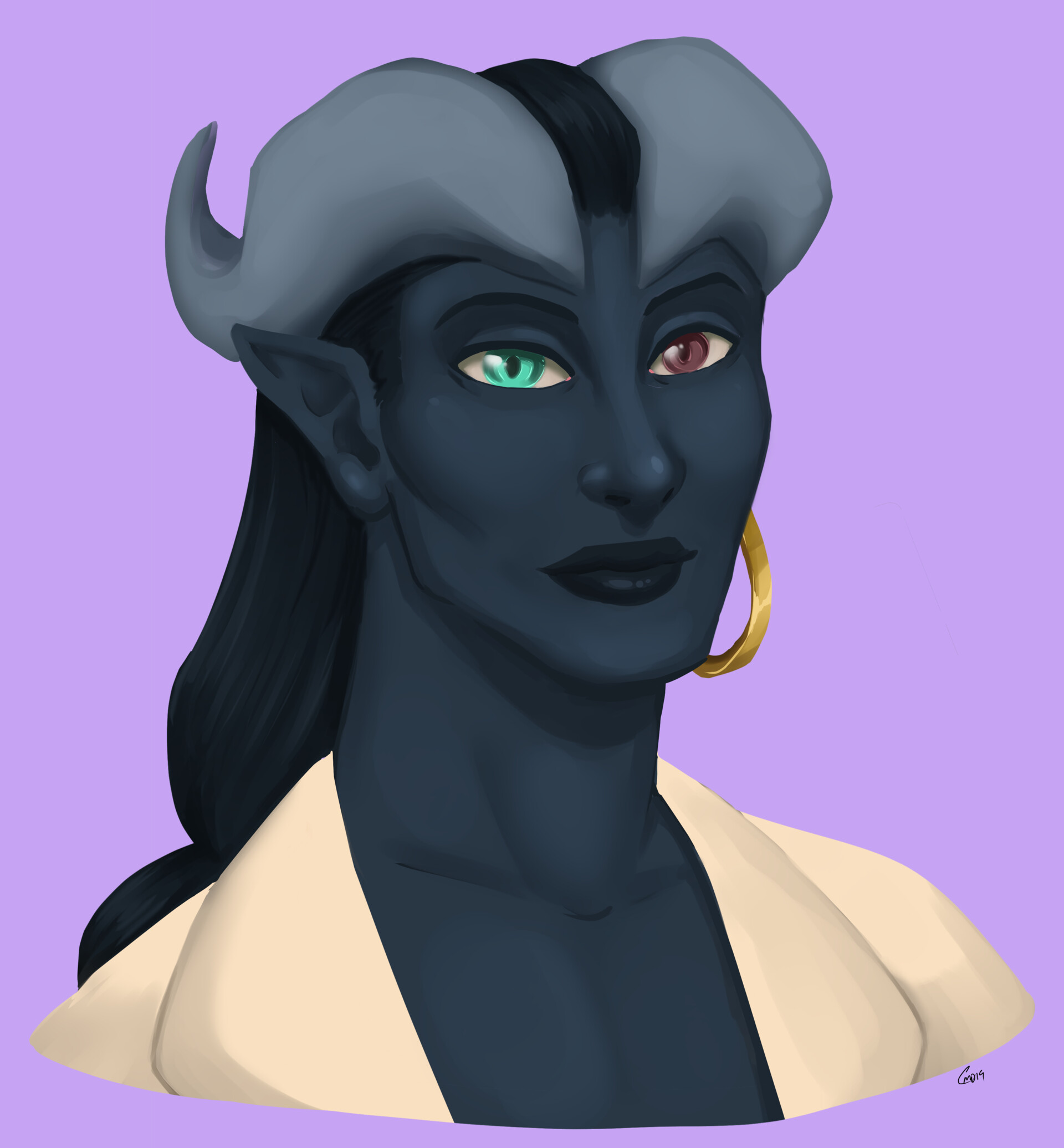 ArtStation - Bael Portrait